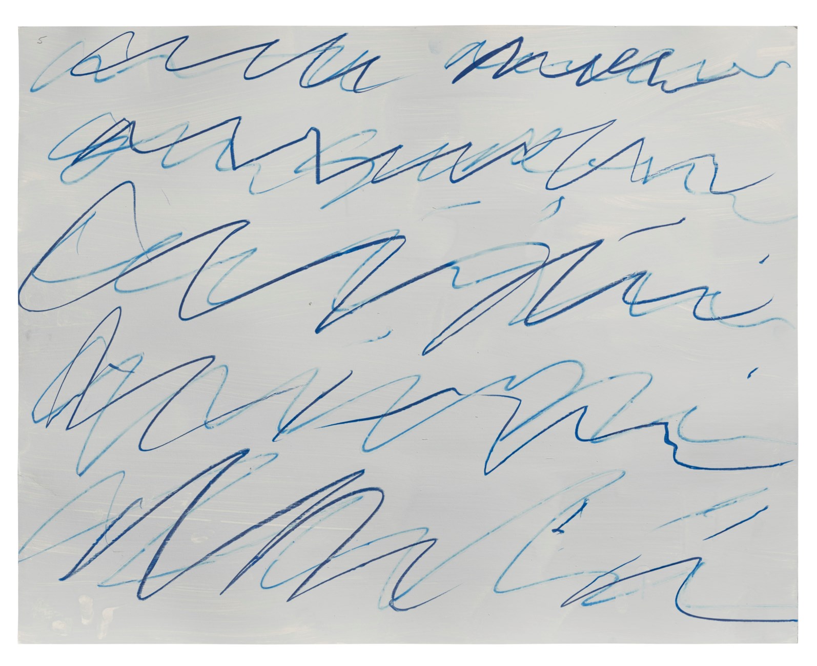 CY TWOMBLY (1928-2011), Untitled (Roman Note) | Christie's