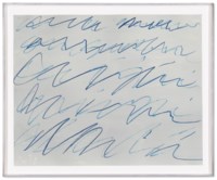 CY TWOMBLY (1928-2011), Untitled (Roman Note) | Christie's
