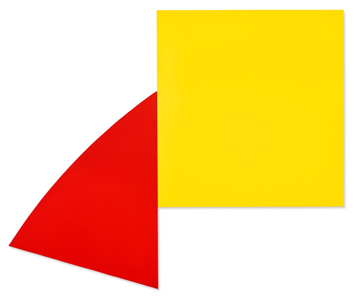 ELLSWORTH KELLY (1923-2015), Yellow Panel with Red Curve | Christie's