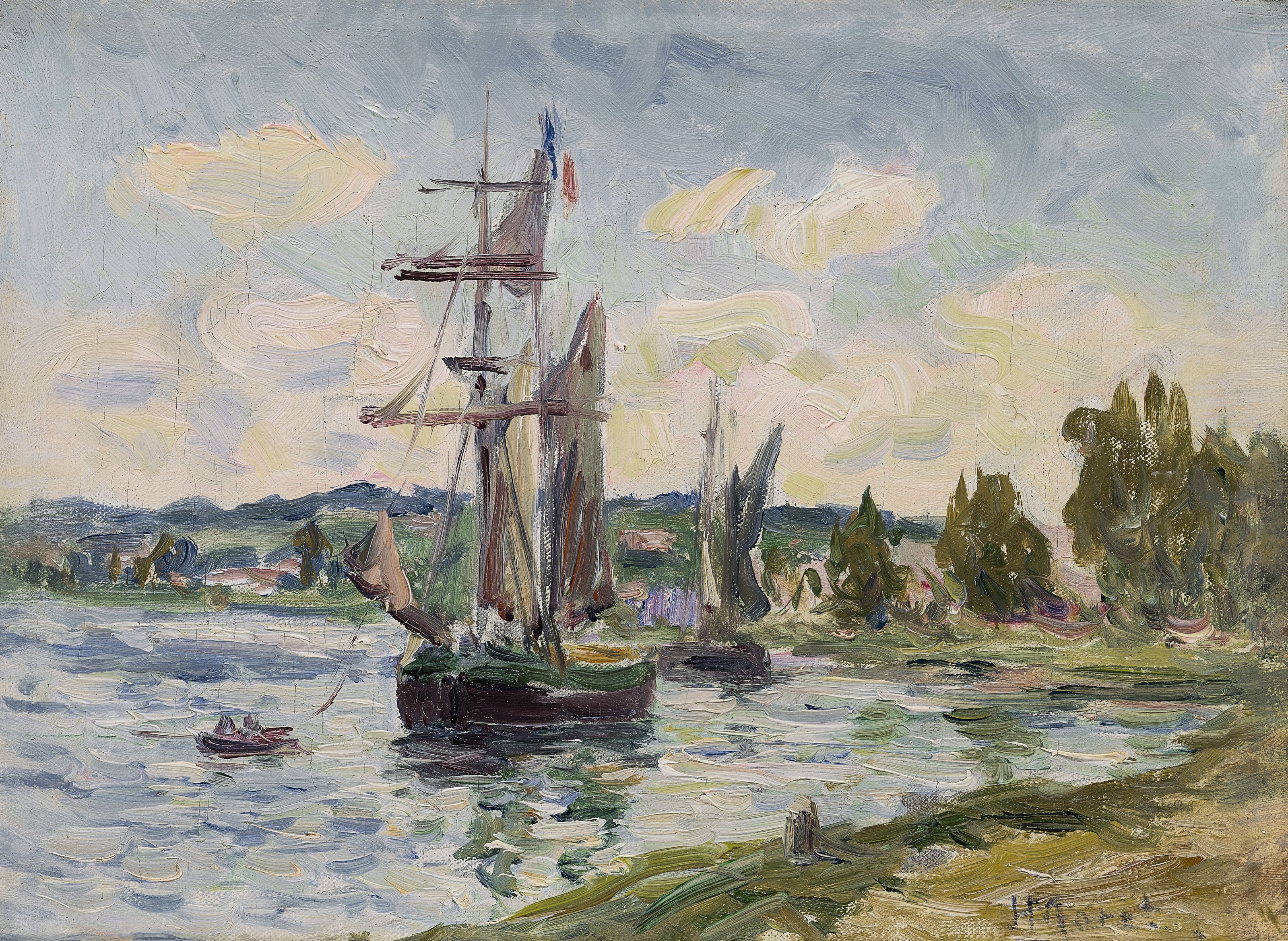 EUGÈNE BOUDIN (1824-1898), La rentrée du troupeau | Christie's