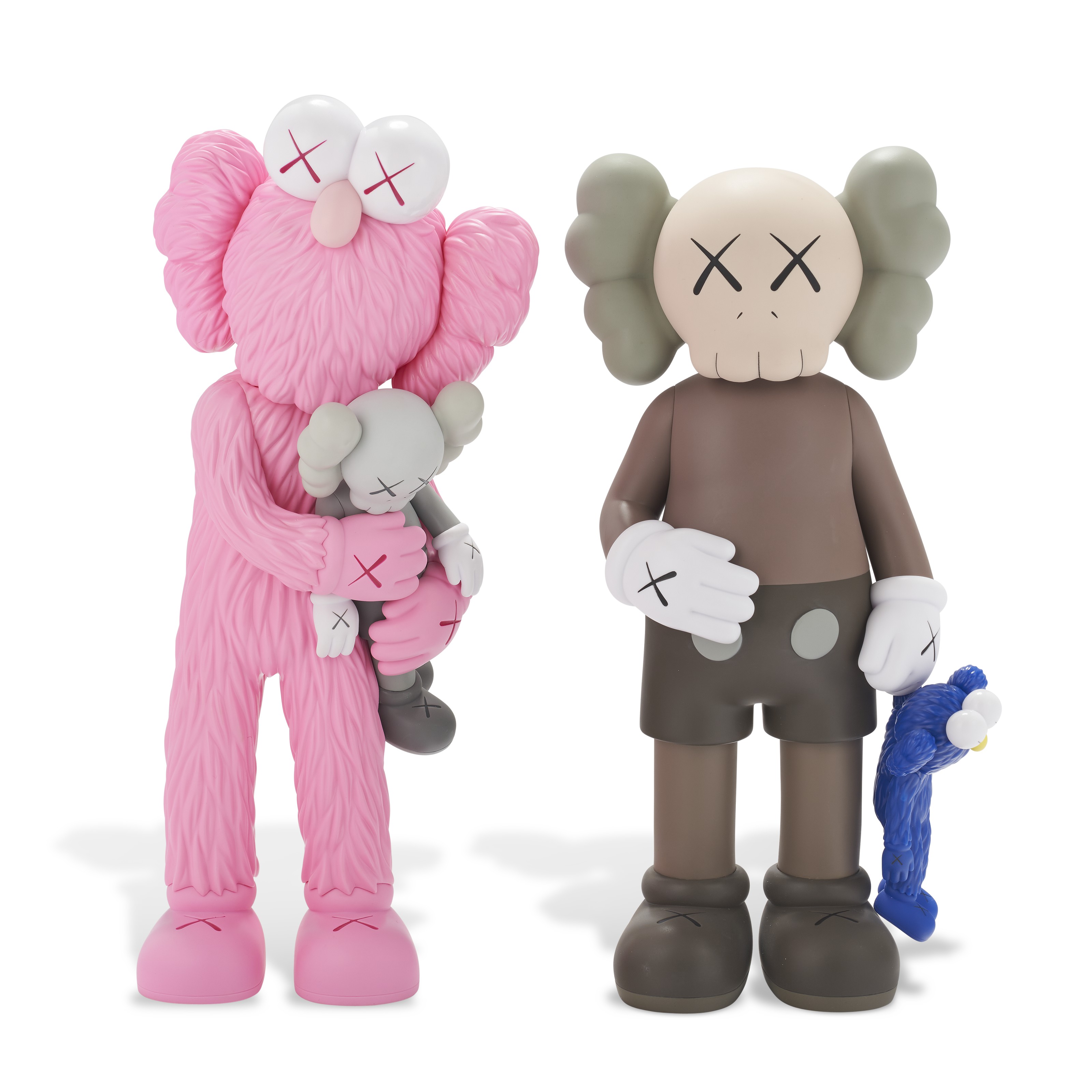 KAWS (B.1974), TAKE (PINK) and SHARE (BROWN) | Christie’s
