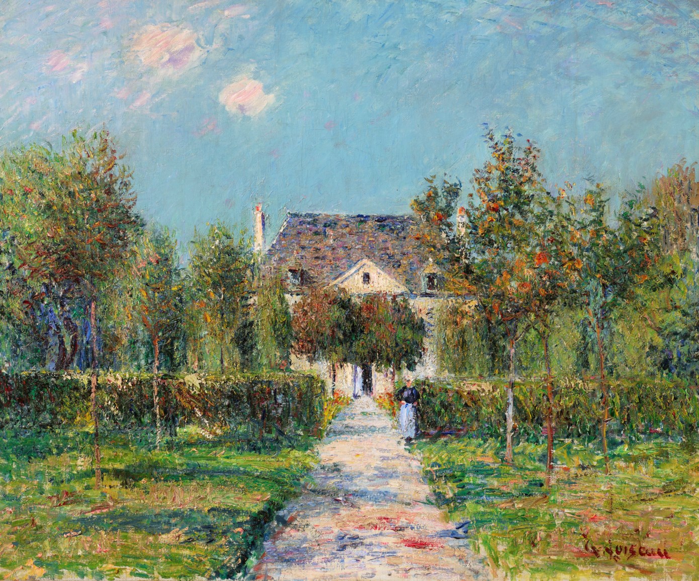 GUSTAVE LOISEAU (1865-1935), L'hôtel de Mademoiselle Ernestine, Saint ...