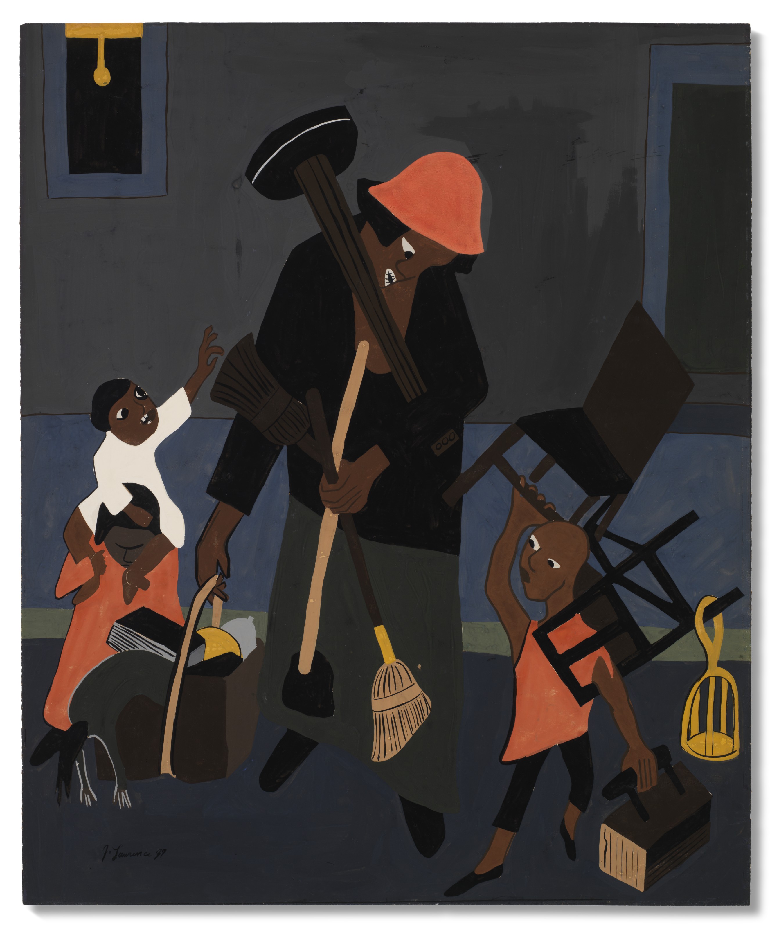 Jacob Lawrence - Moving Day (1937) : r/museum