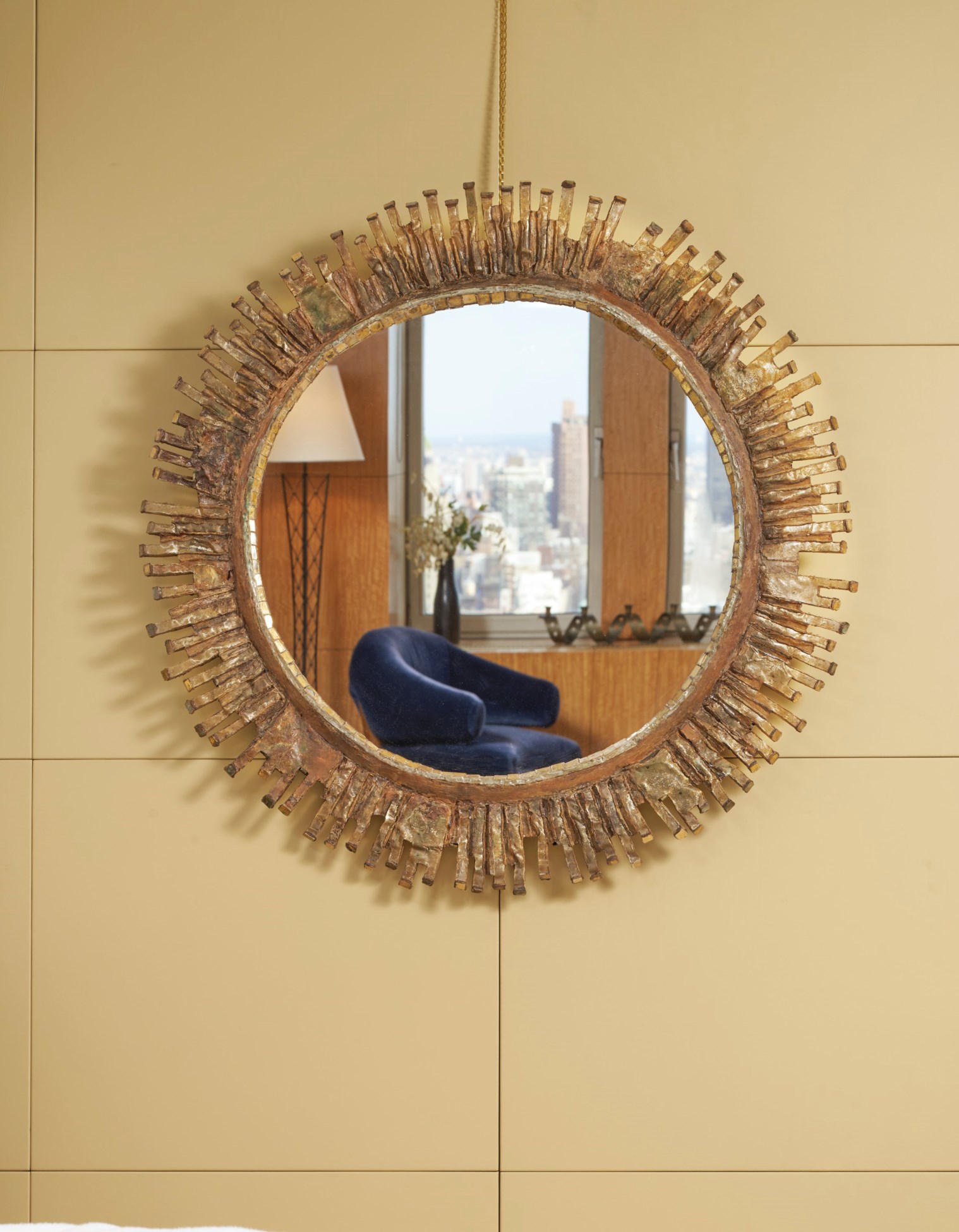 LINE VAUTRIN (1913-1997), Rare ‘Solaire’ Mirror, circa 1950 | Christie's