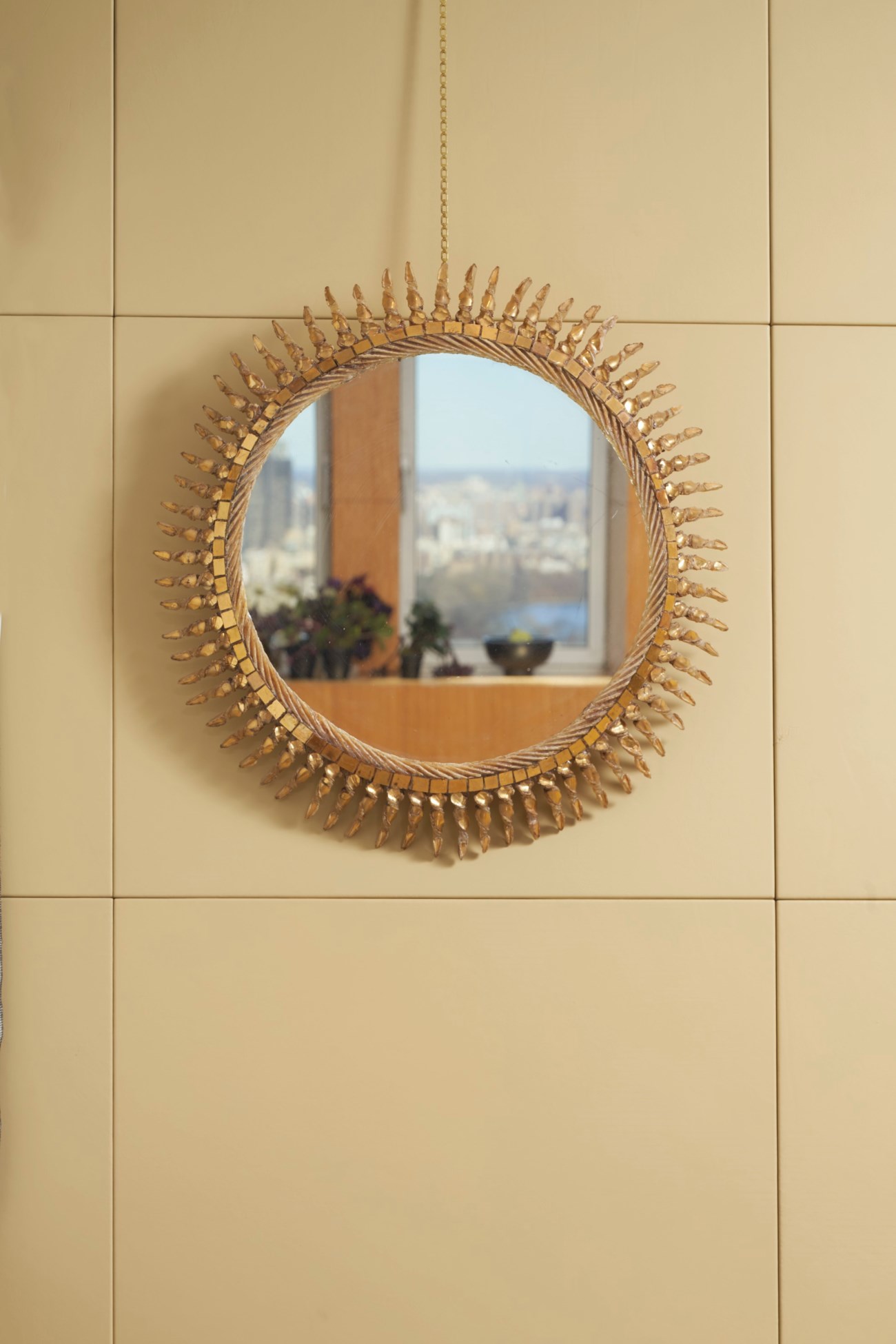 LINE VAUTRIN (1913-1997), 'Soleil Torsade' Mirror, circa 1950 | Christie's
