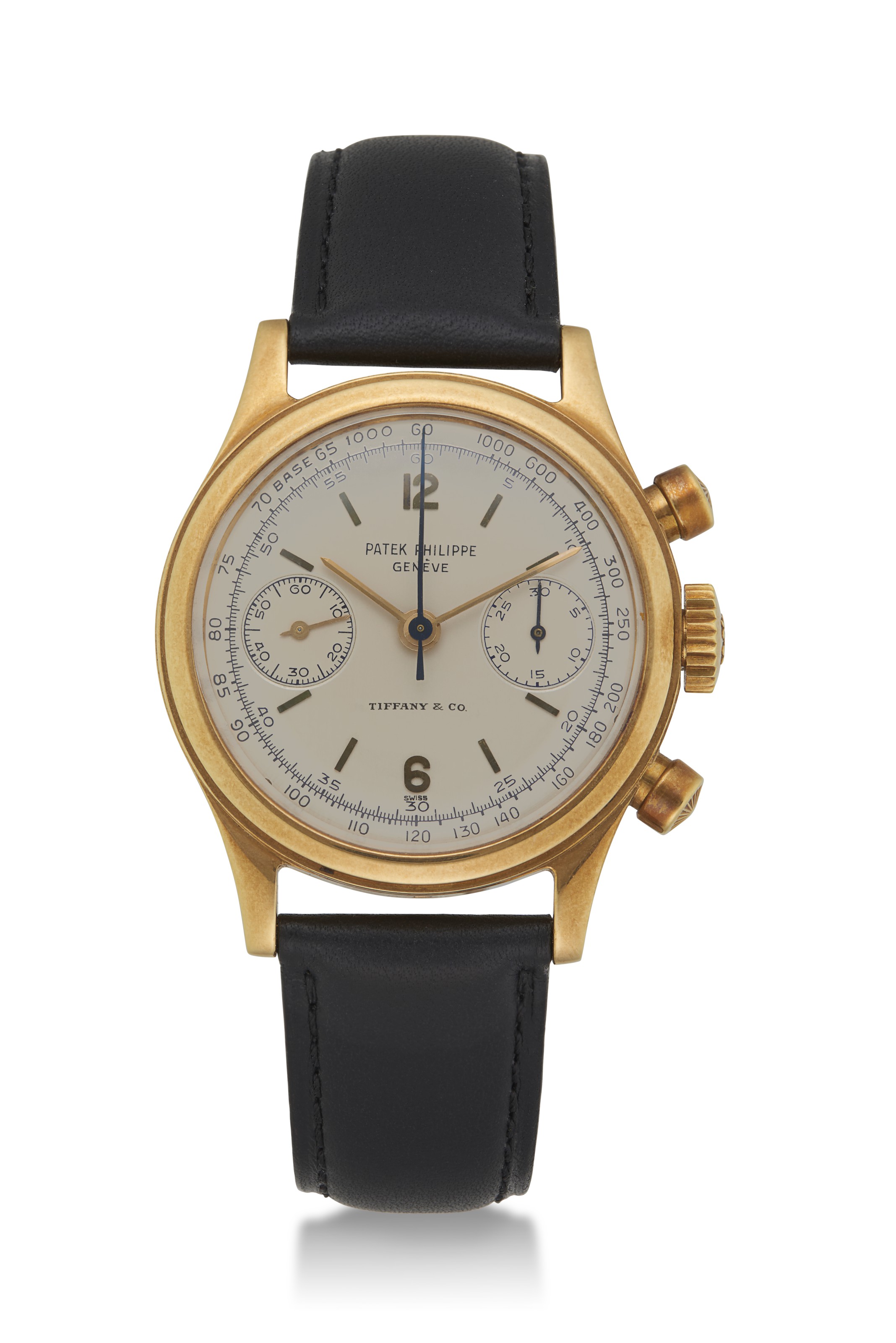 PATEK PHILIPPE, GOLD CHRONOGRAPH, REF. 1463 - RETAILED BY TIFFANY & CO ...
