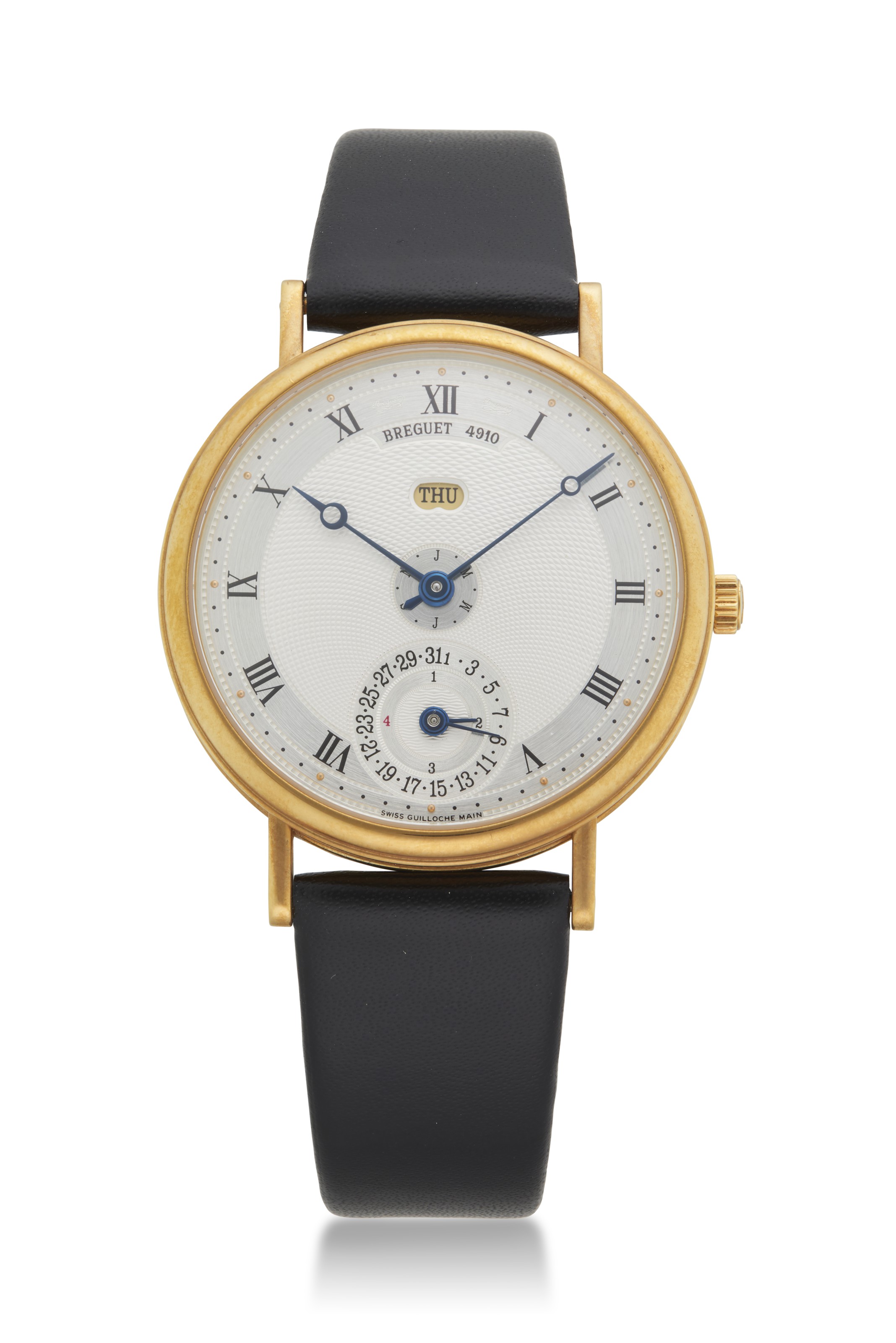 BREGUET, YELLOW GOLD LINEAR PERPETUAL CALENDAR, REF. 7707, | Christie’s