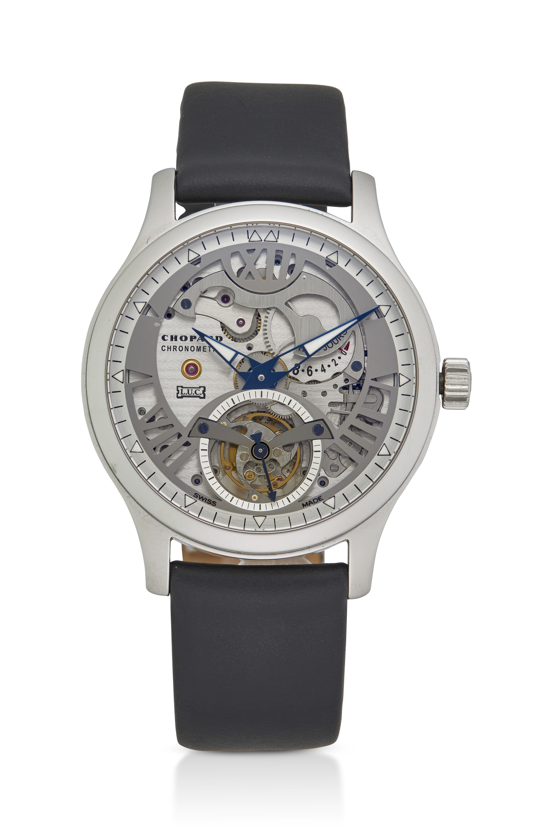 CHOPARD, STEEL TOURBILLON, L.U.C "STEEL WINGS", LIMITED EDITION OF 30 ...