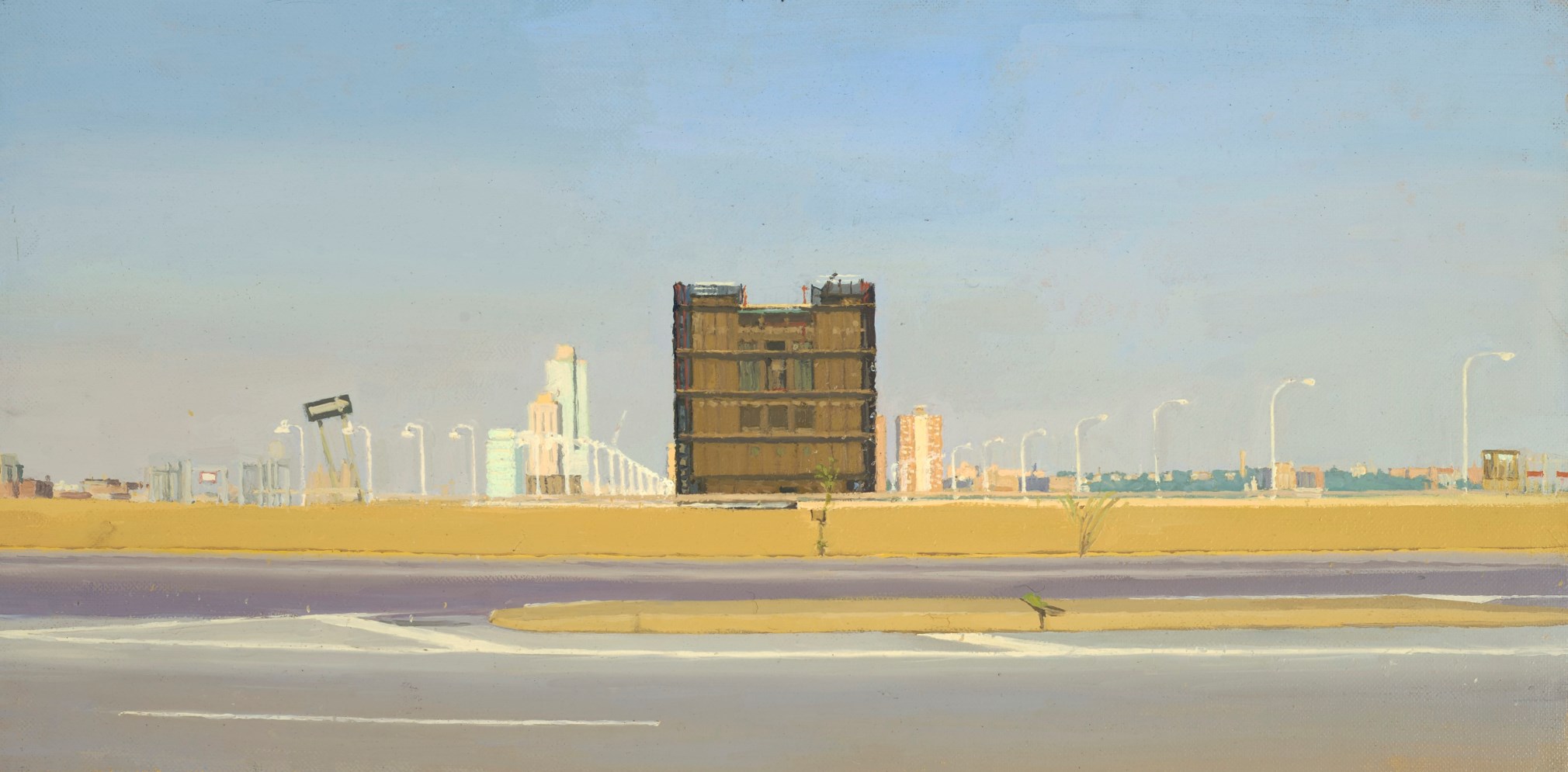 RACKSTRAW DOWNES (b. 1939), Ventilation Tower under Renovation #1 ...