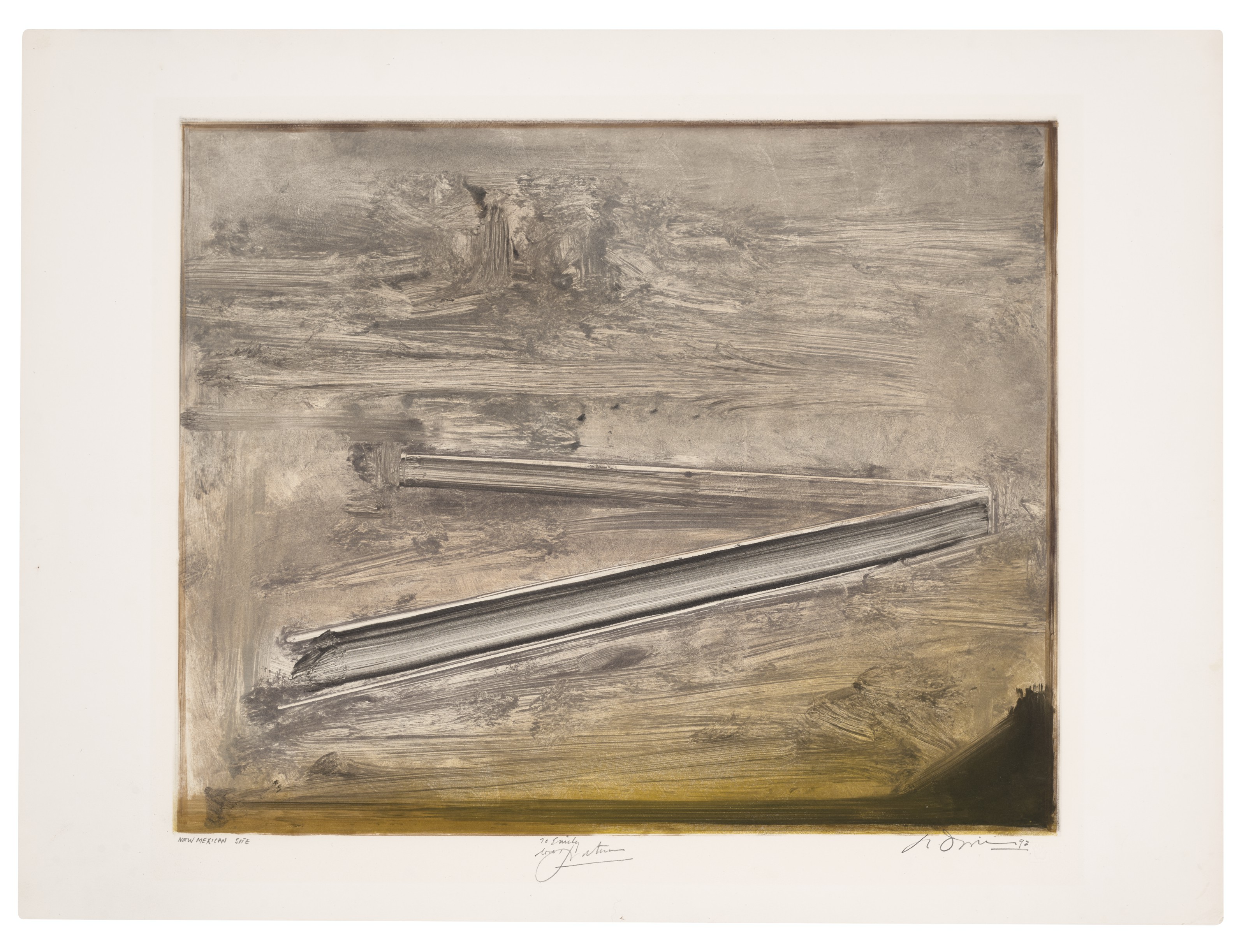 Nathan Oliveira (1928-2010), New Mexican Site | Christie’s