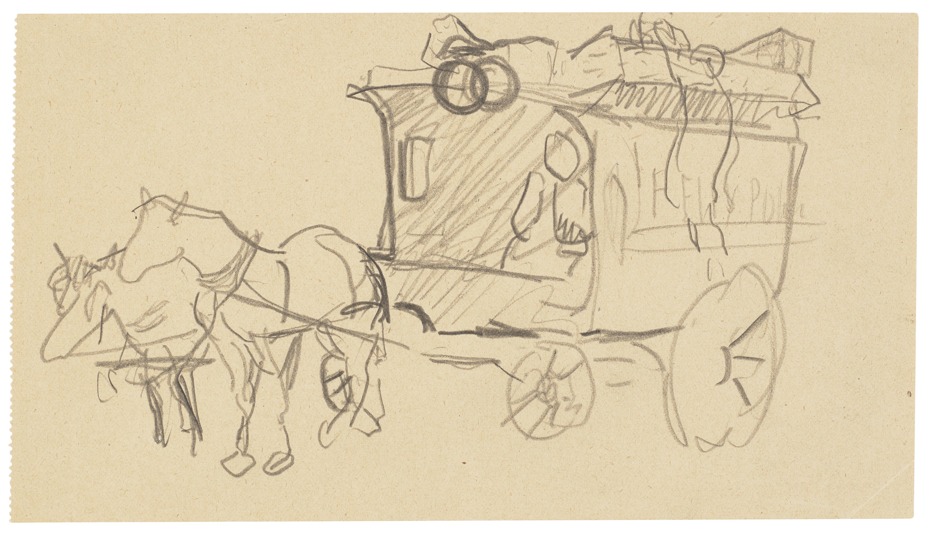 Henri Matisse (1869-1954), Carrosse et chevaux | Christie’s