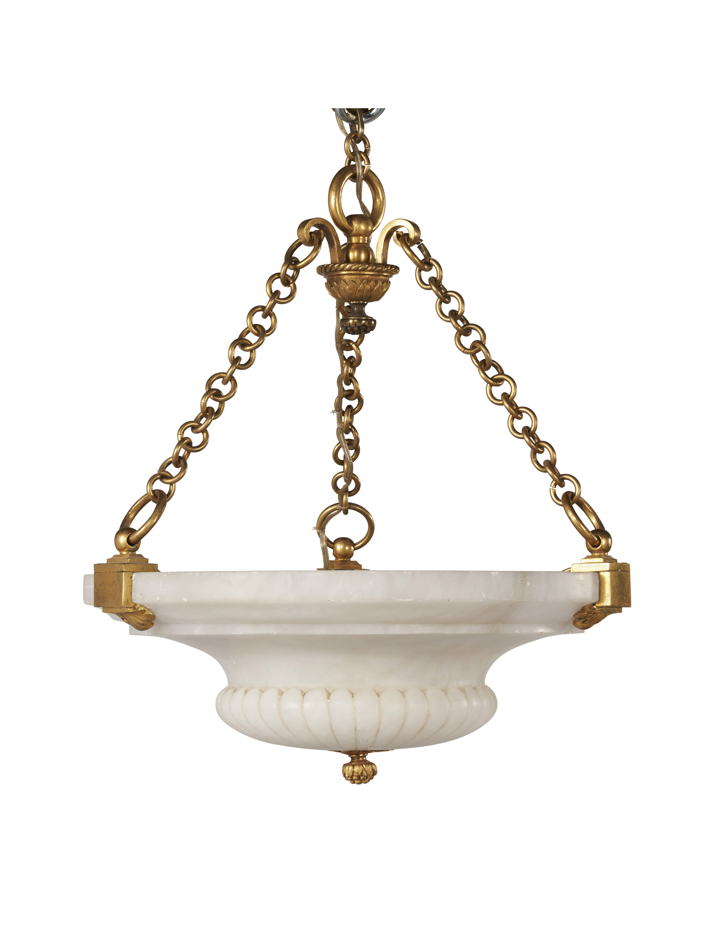 AN ORMOLU AND ALABASTER HANGING LANTERN, 20TH CENTURY | Christie’s