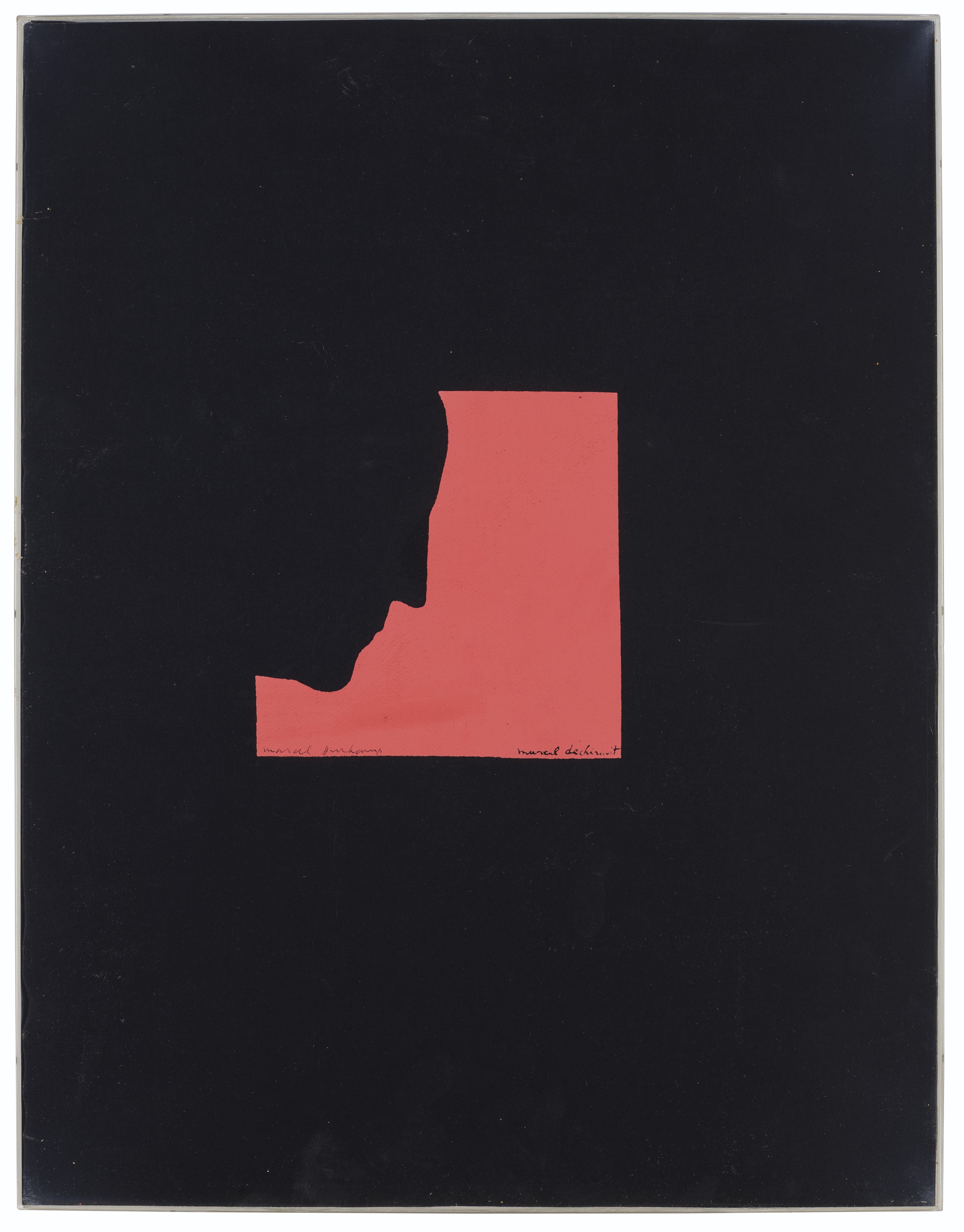 MARCEL DUCHAMP (1887-1968), Poster after Self-Portrait in Profile ...