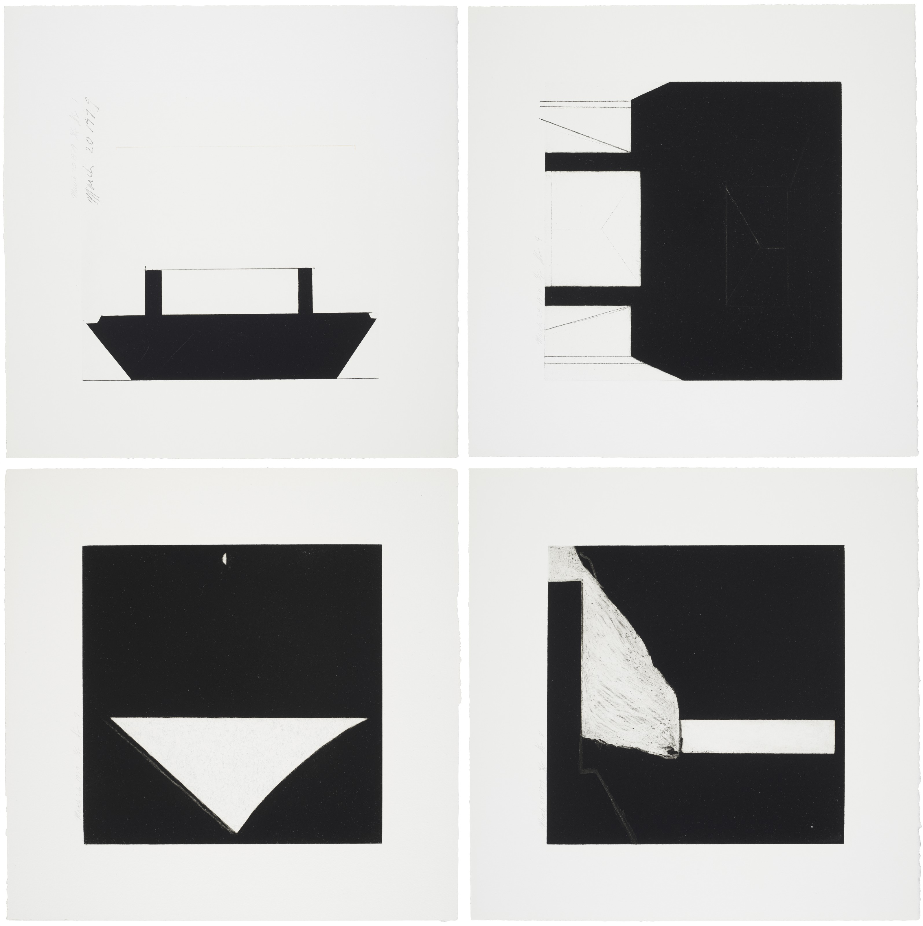 DONALD SULTAN (B. 1951), Water under the Bridge: four prints | Christie’s