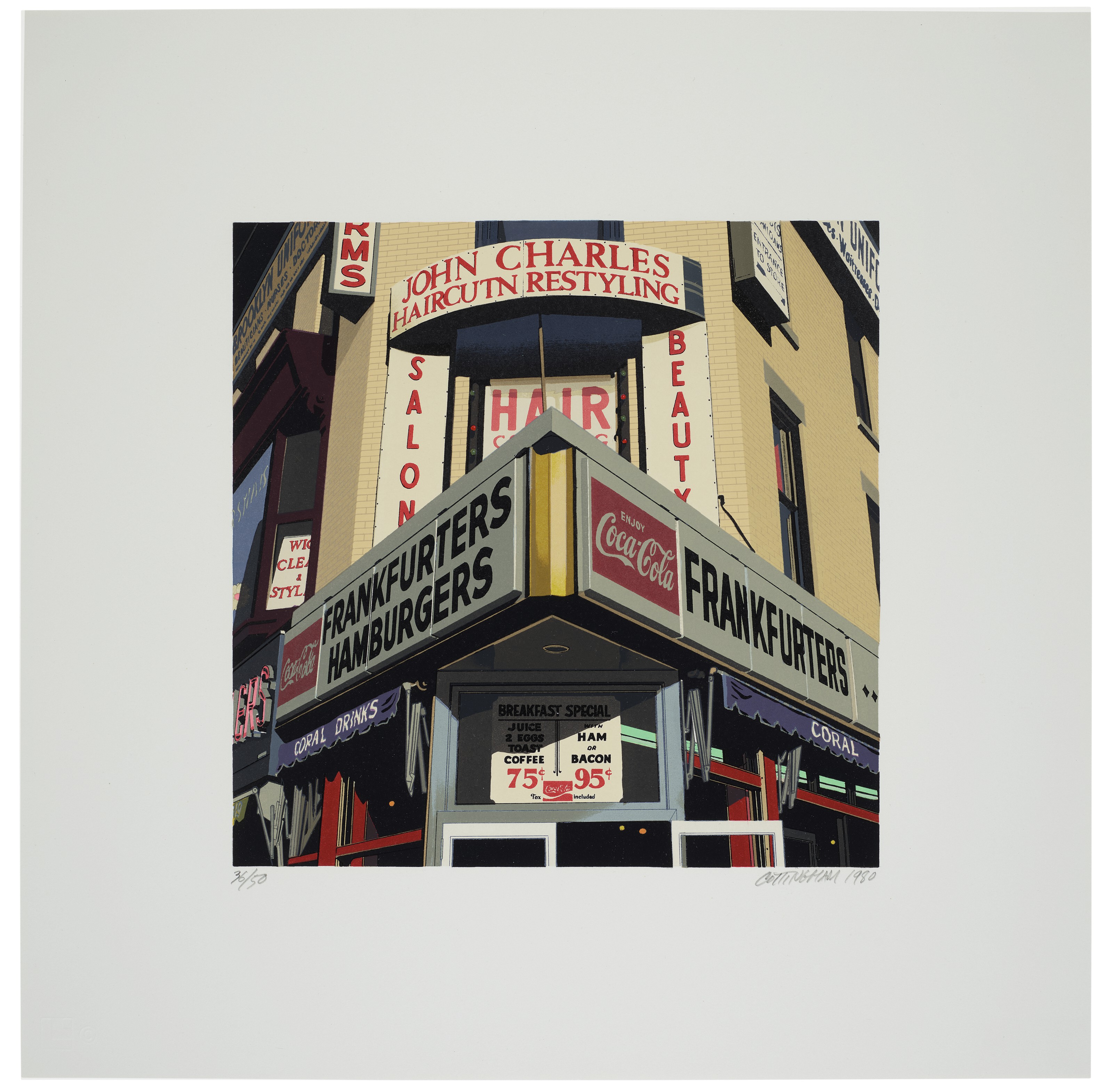 ROBERT COTTINGHAM (B. 1935), Frankfurters - Hamburgers, from the Cottingham Suite | Christie’s