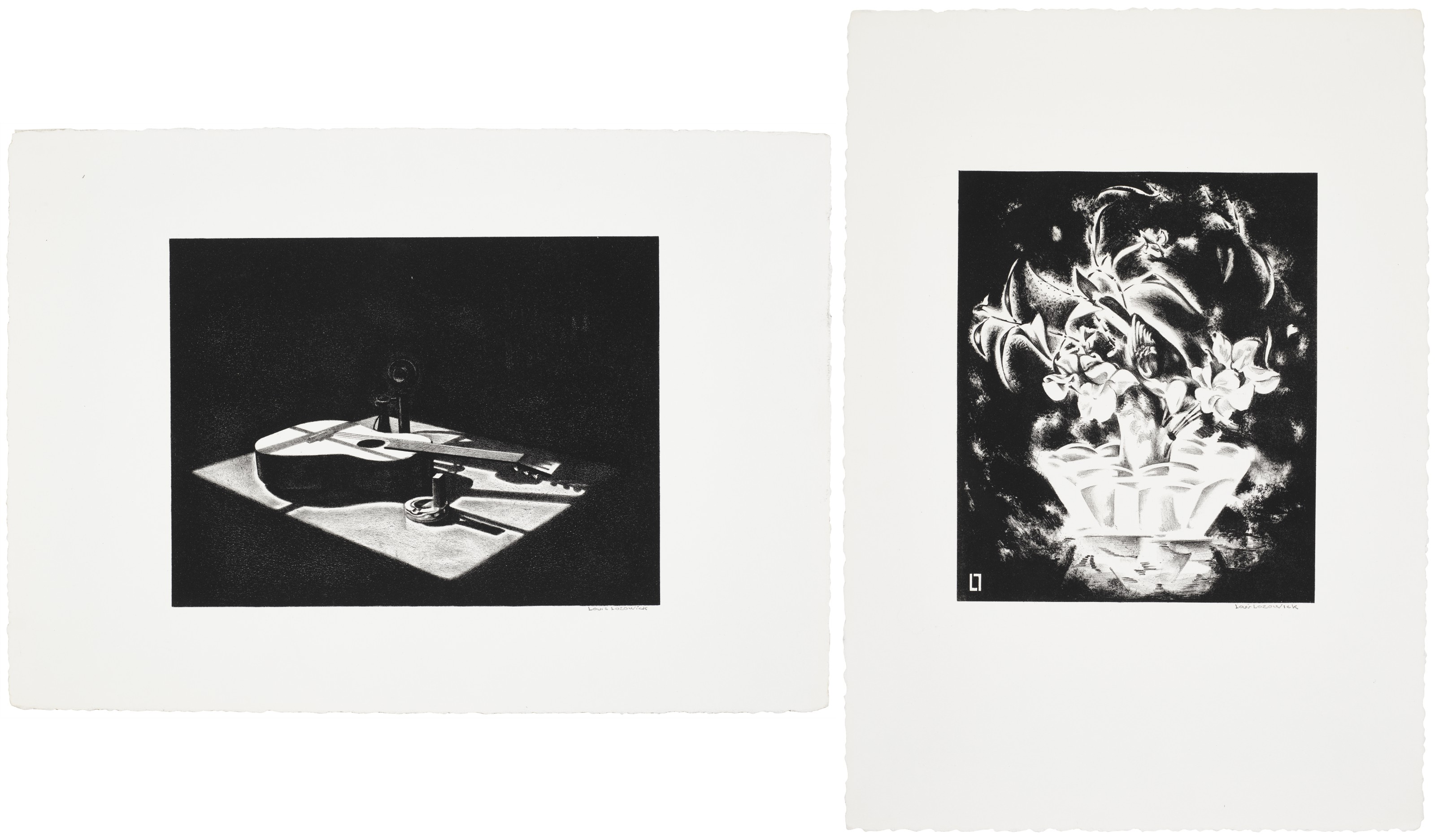 LOUIS LOZOWICK (1892-1973), Two prints by the artist | Christie’s