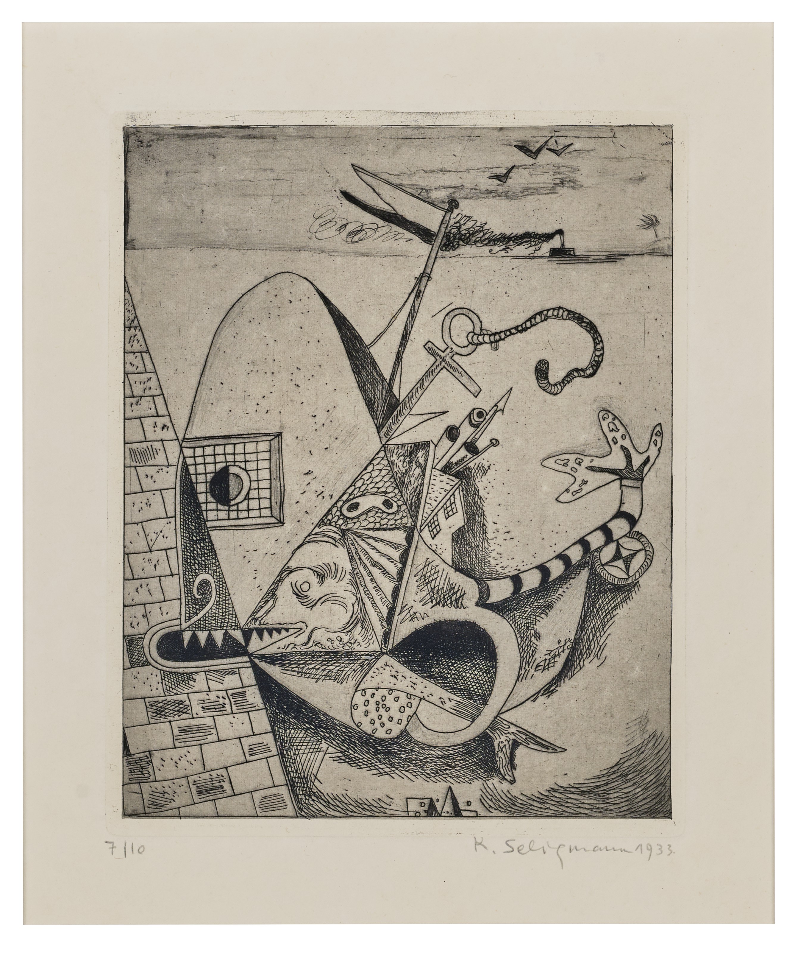 KURT SELIGMANN (1900-1962), Les Épaves vivantes, from Protubérances ...