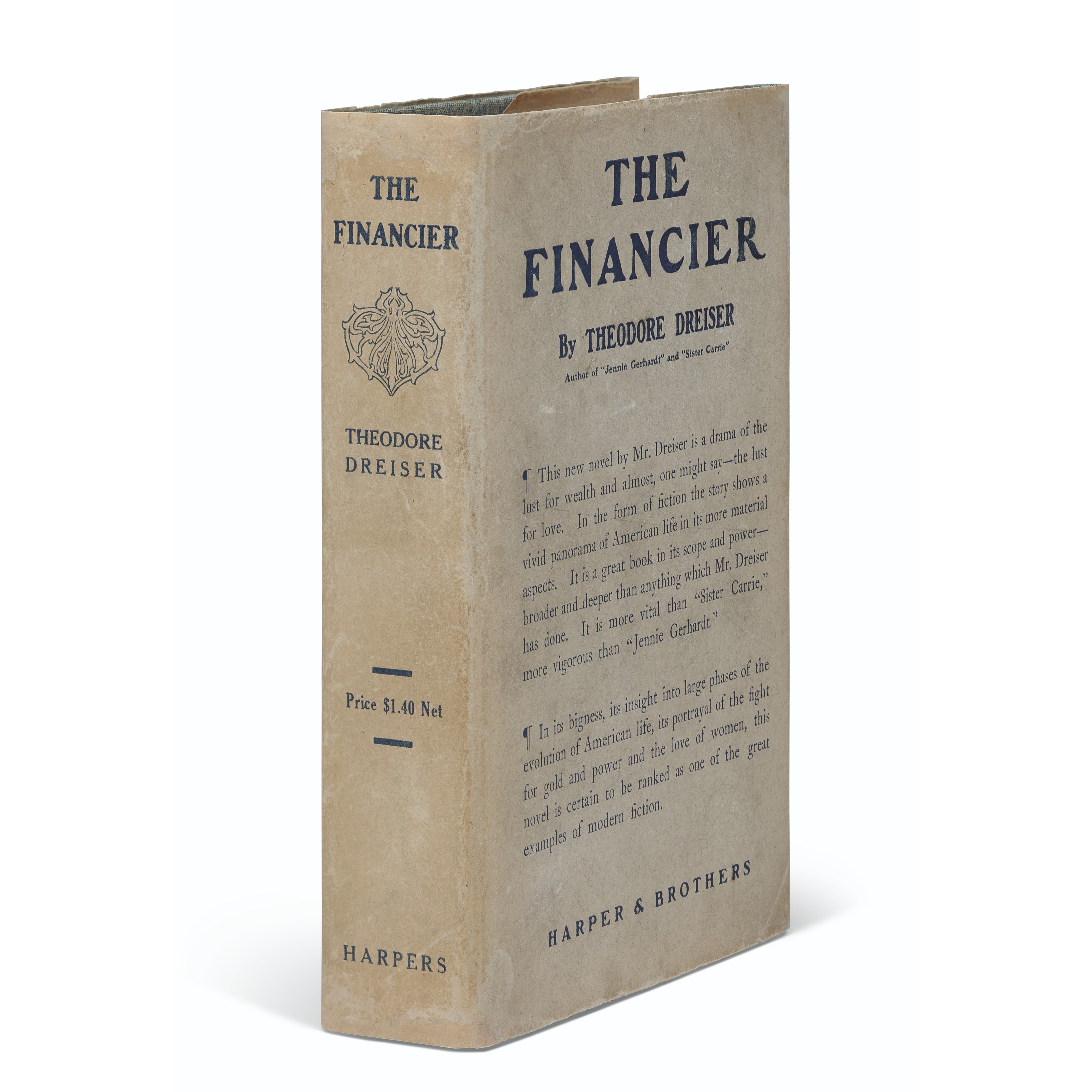 The Financier, Theodore Dreiser, 1912 | Christie’s