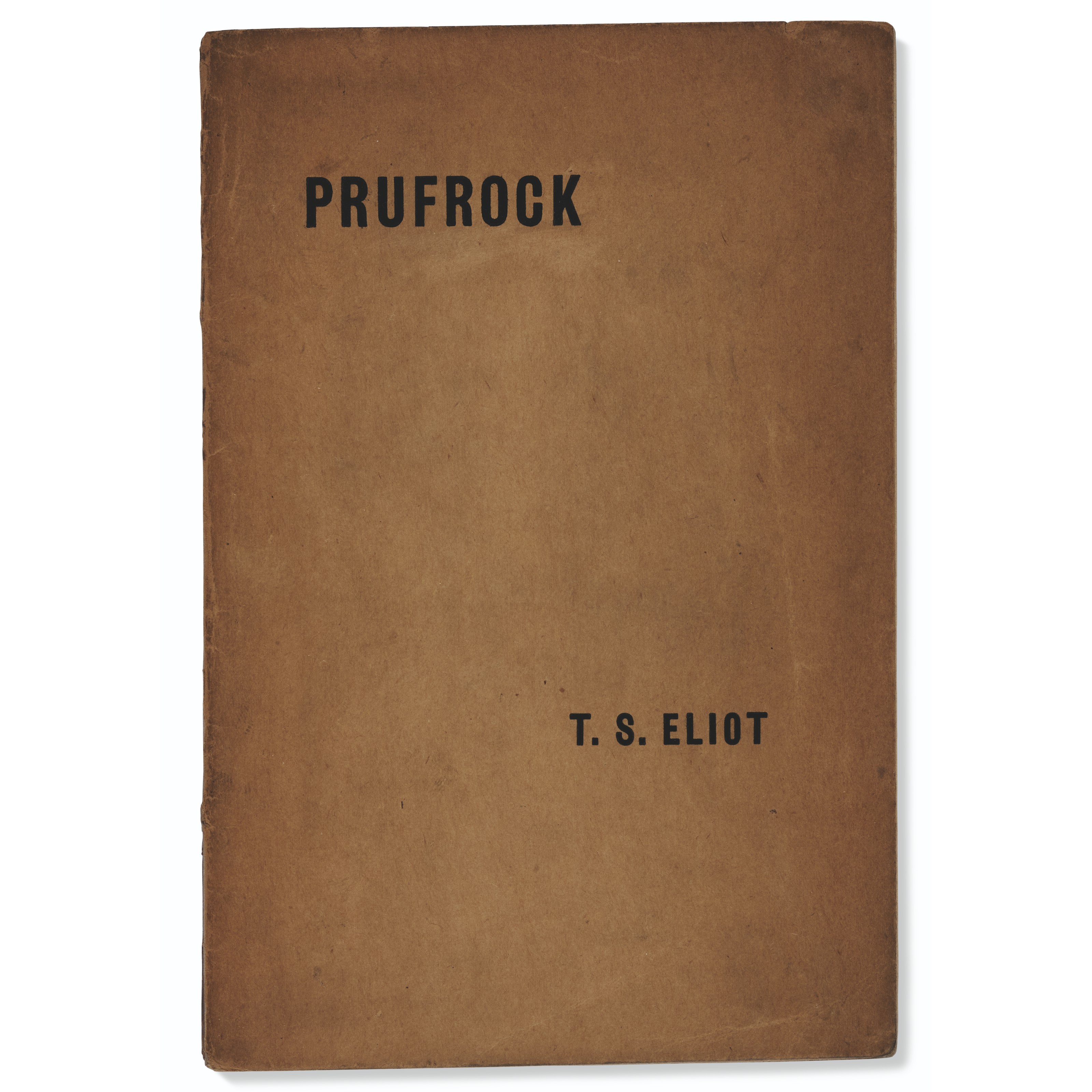Prufrock, T.S. Eliot, 1917 | Christie’s