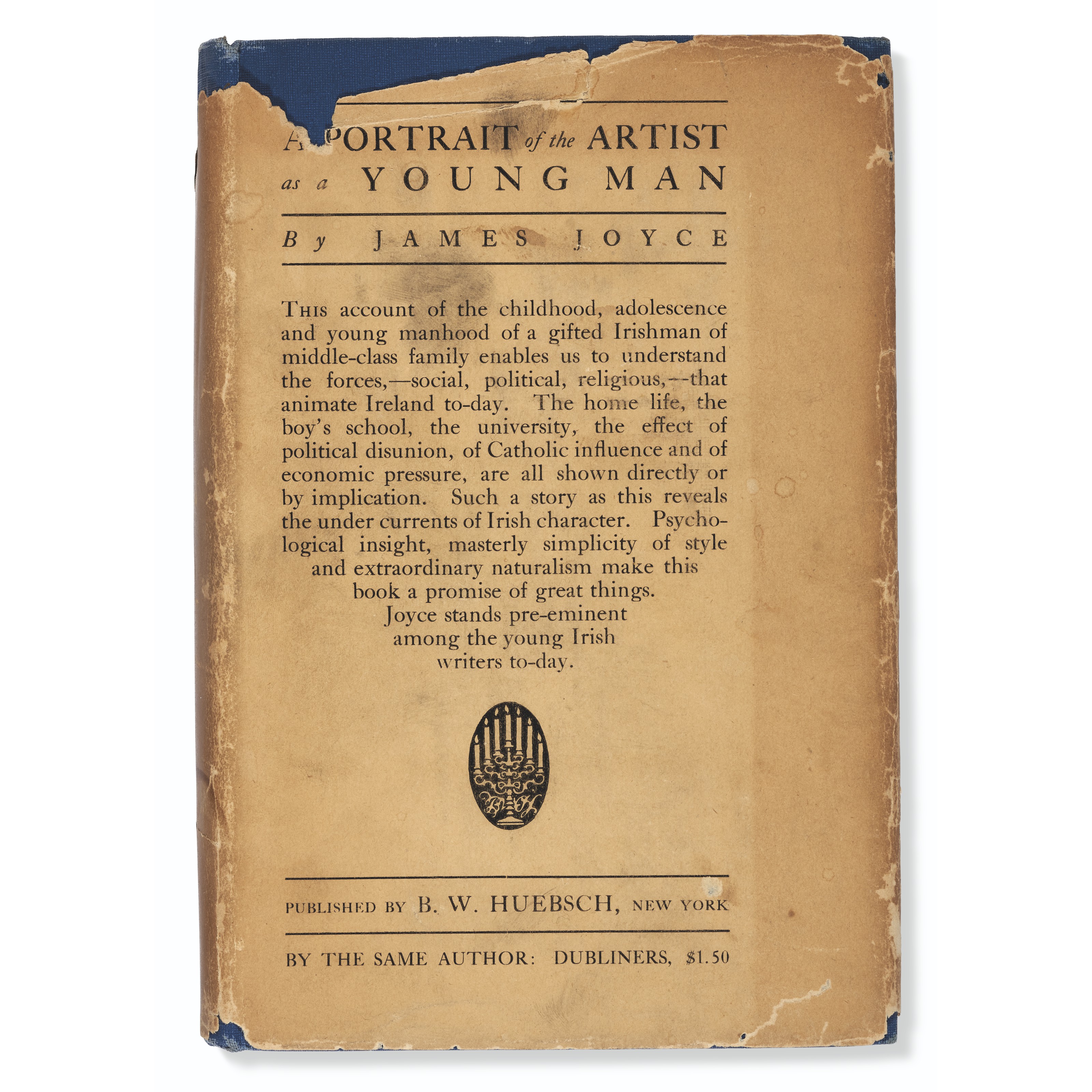 A Portrait of the Artist as a Young Man, James Joyce 1916 | Christie’s