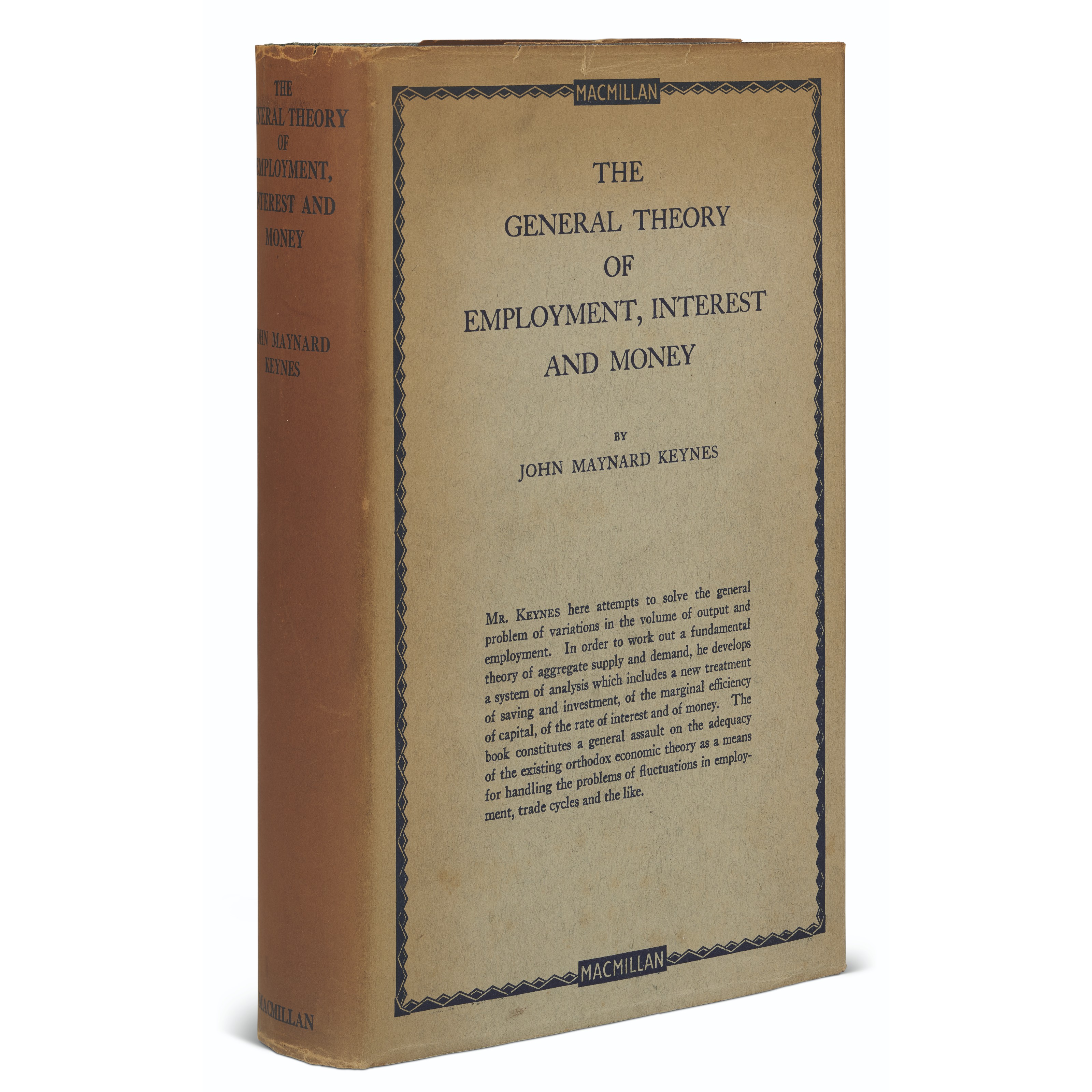 The General Theory of Employment Interest and Money, John Maynard ...