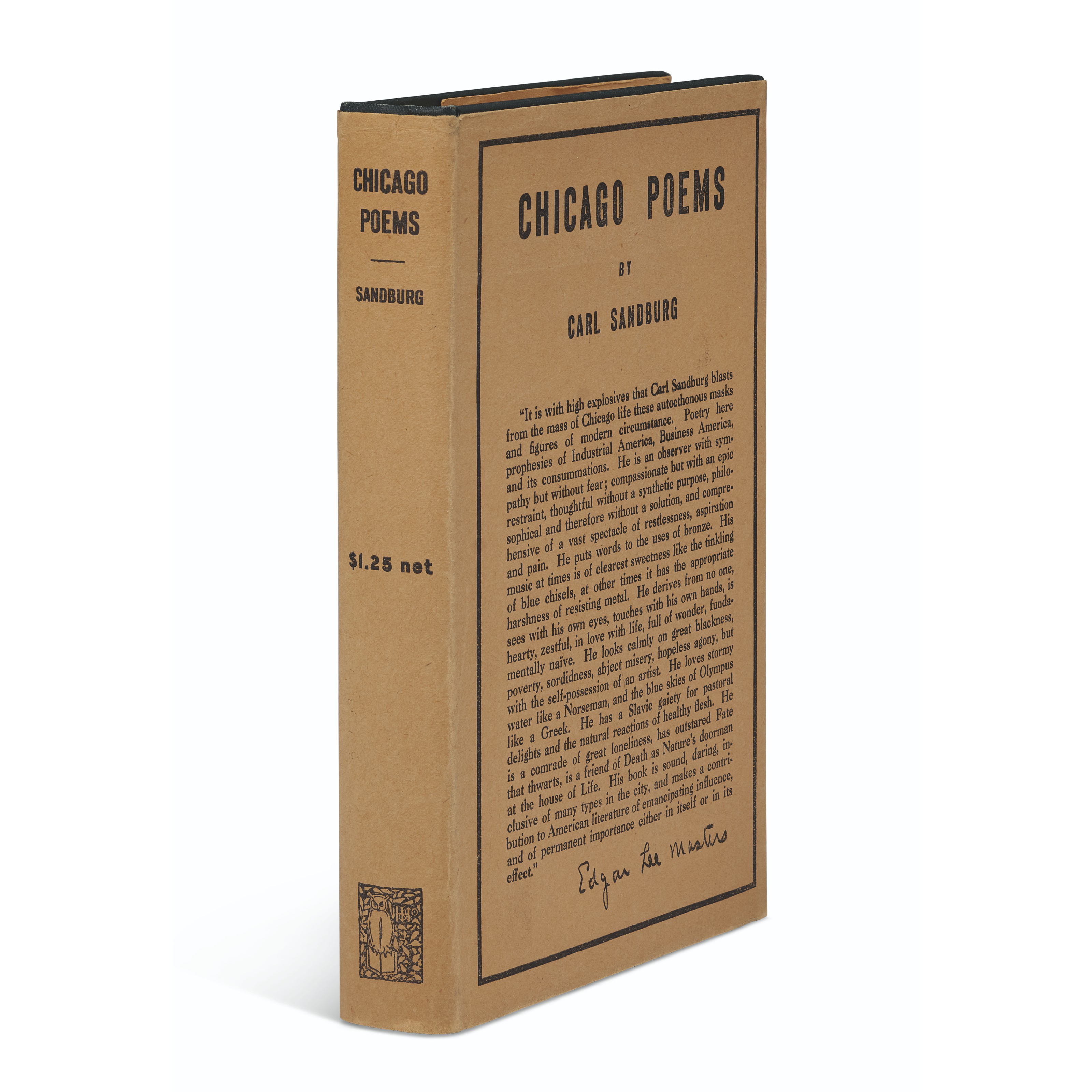 Chicago Poems, Carl Sandburg, 1916 | Christie’s