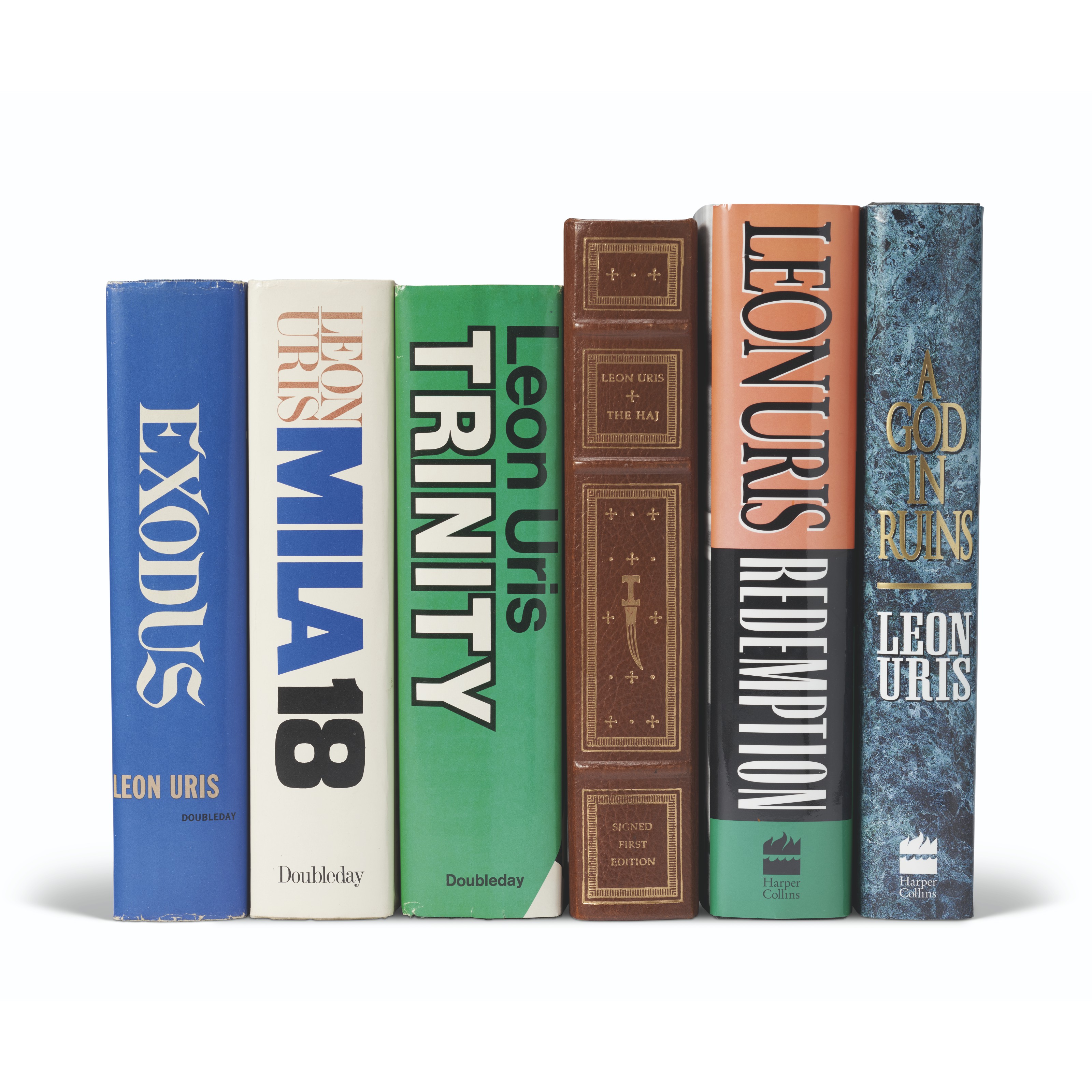 Six first editions, Leon Uris, 1958-1999 | Christie’s