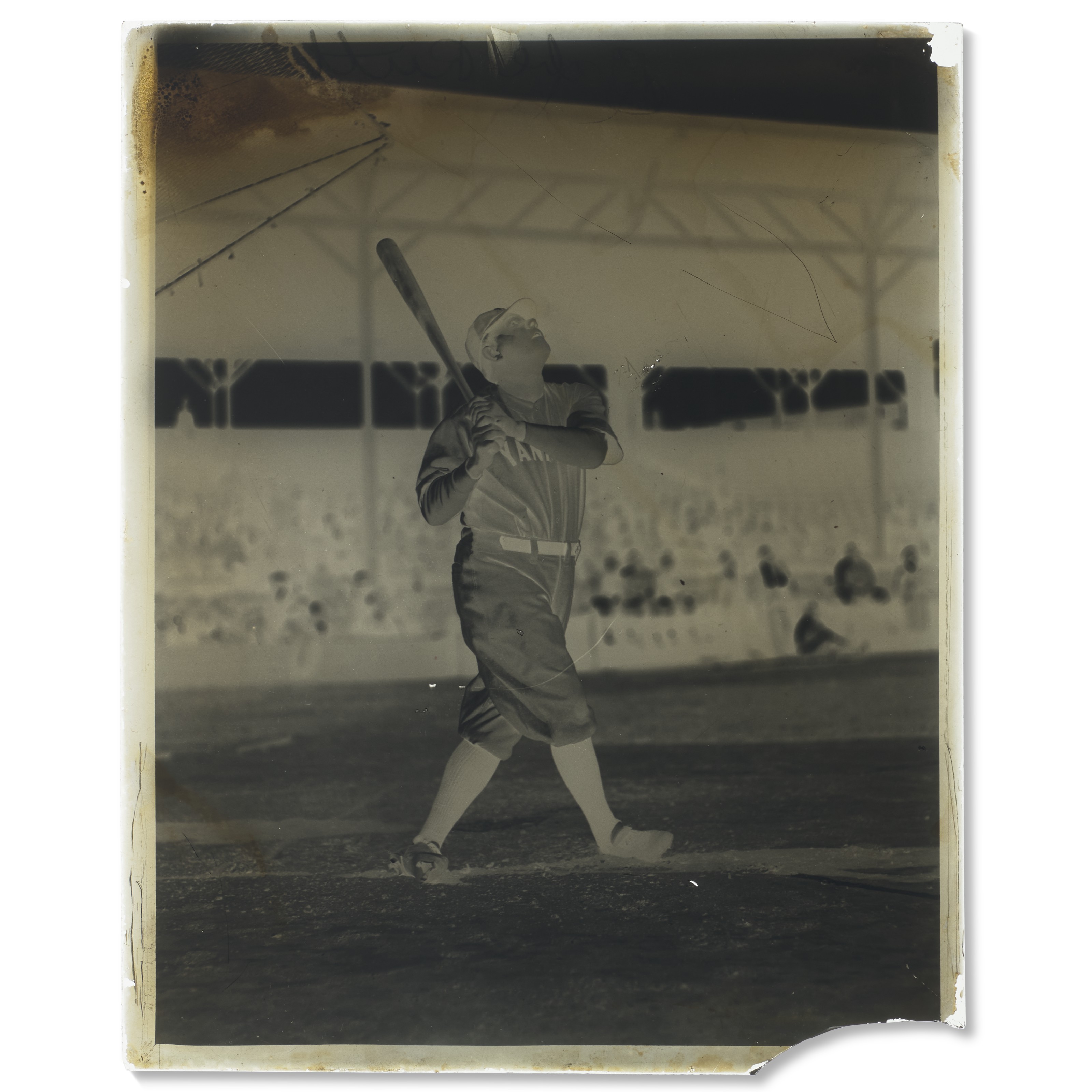 Babe Ruth Original Glass Plate Negative by Leroy Merriken c.1920-30s ...