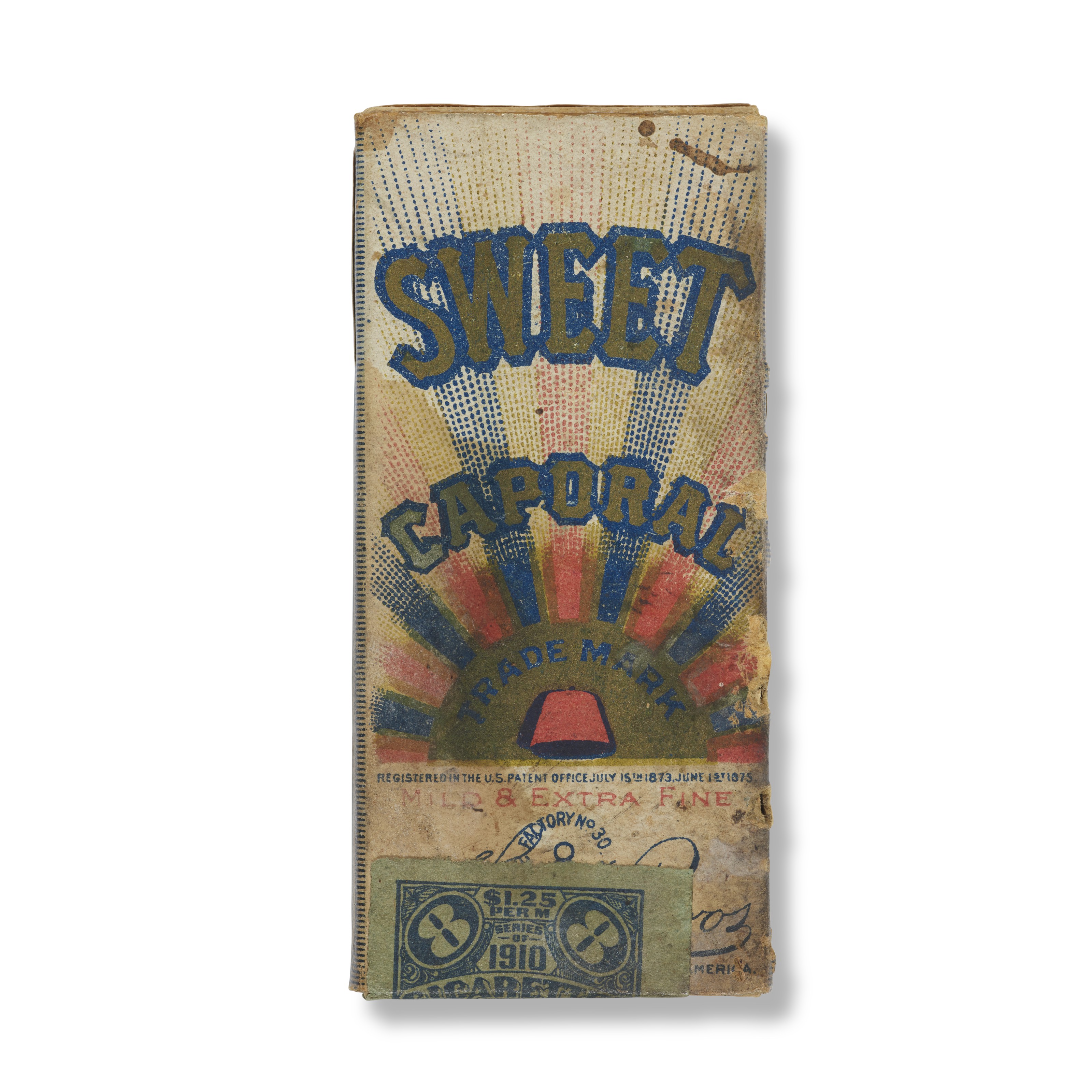 Pair of Sweet Caporal Tobacco Cigarette Packages c.1910-20s, | Christie’s