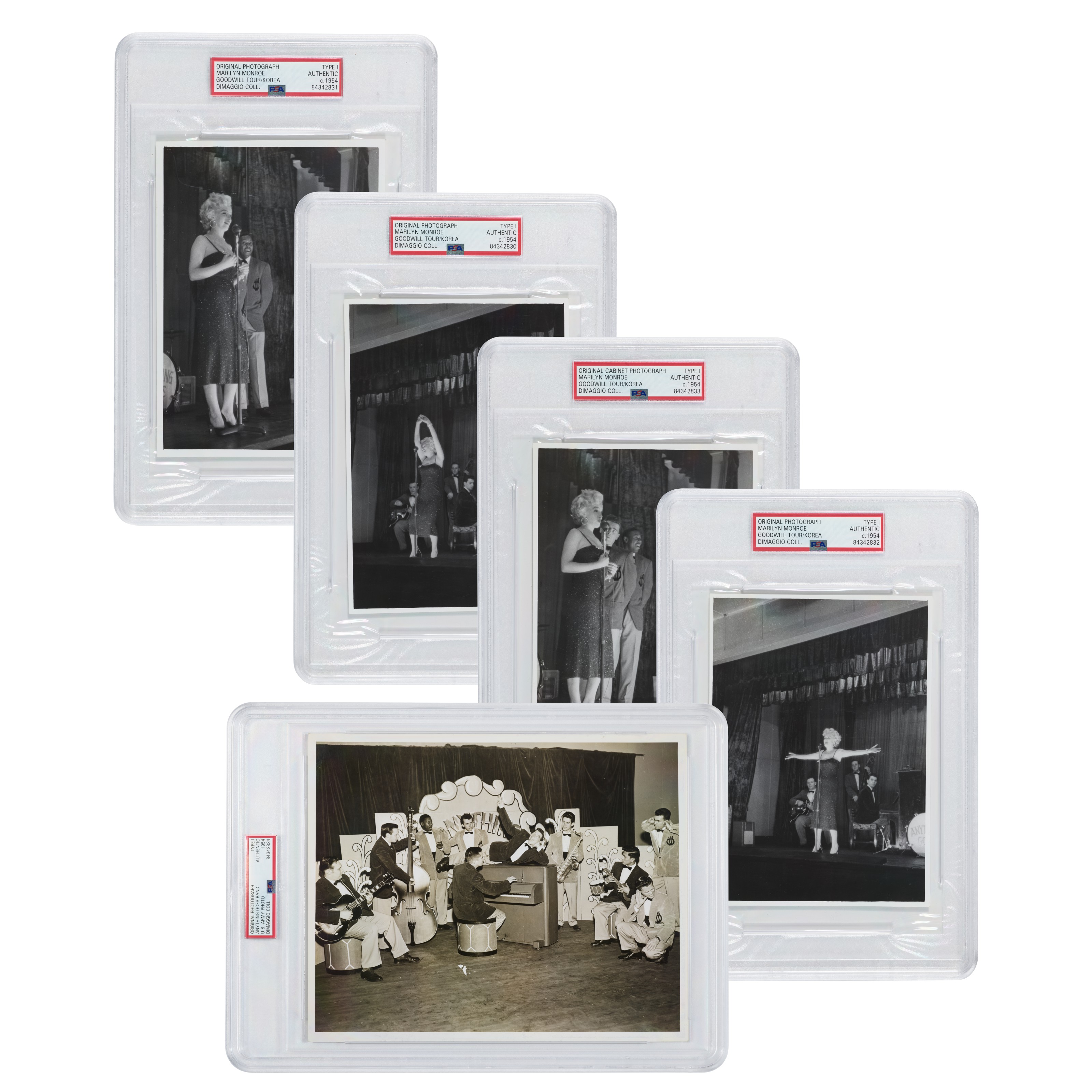Marilyn Monroe Goodwill Tour of Korea Photographs (Joe DiMaggio ...