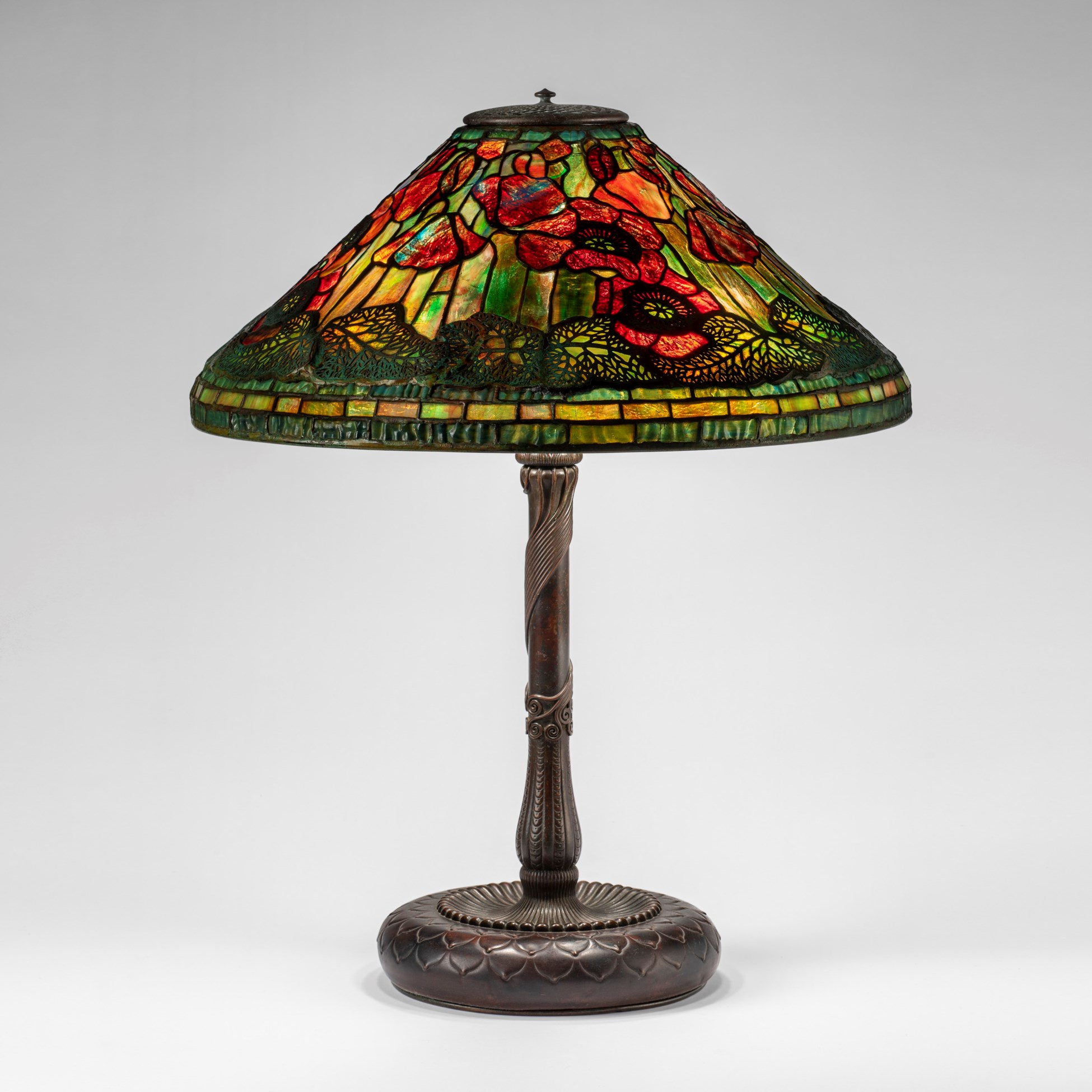 TIFFANY STUDIOS, 'Poppy’ Table Lamp, circa 1910 | Christie's