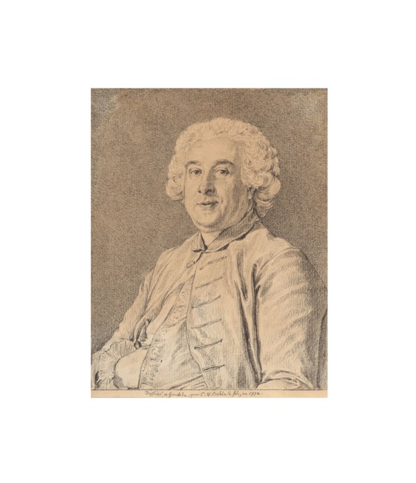 CHARLES-NICOLAS COCHIN (PARIS 1715-1790), Portrait de l'abbé François ...