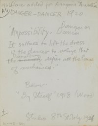 MAN RAY (1890-1976), Danger-Dancer, 1920 | Christie's