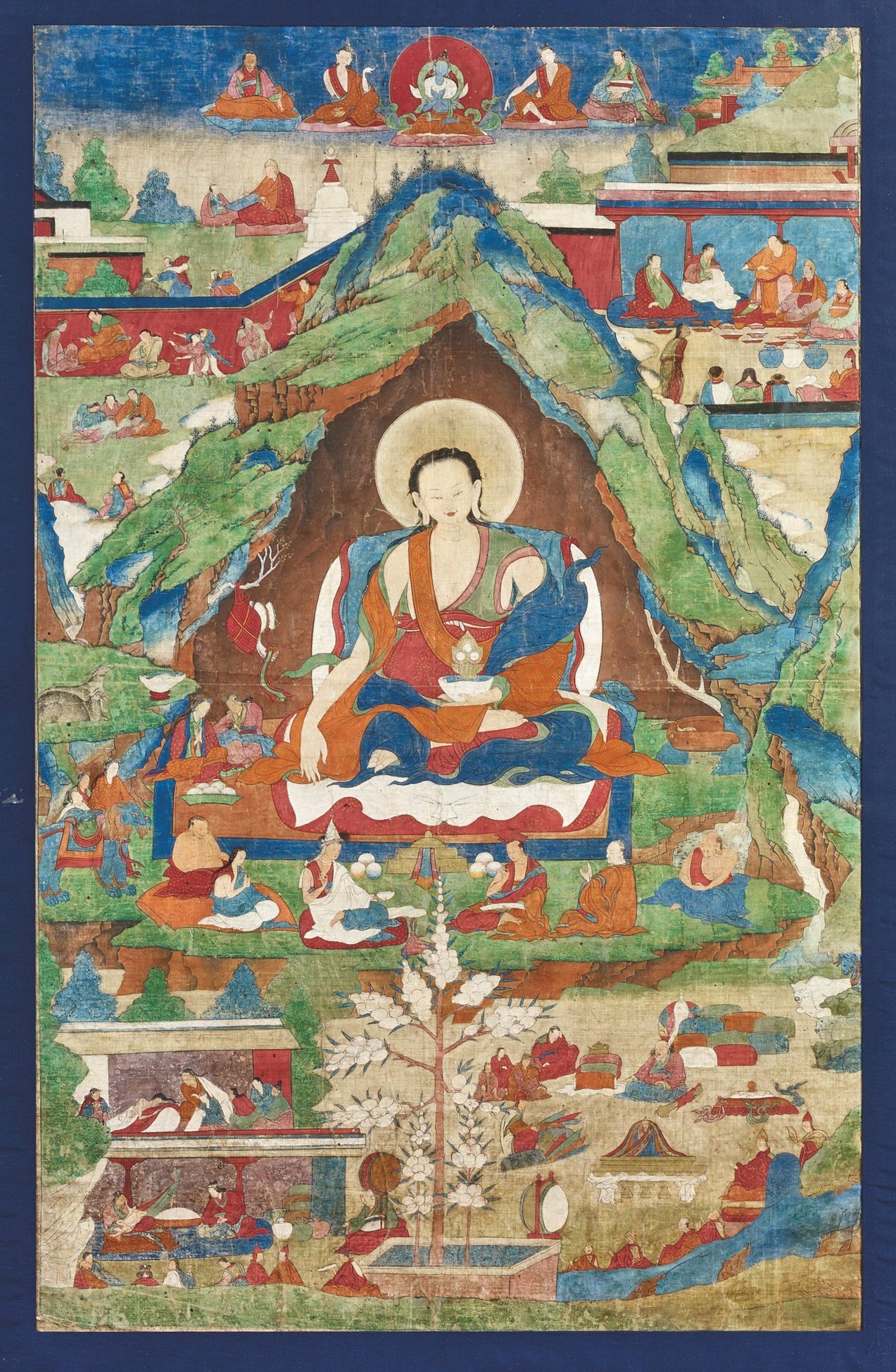 THANGKA REPRESENTANT MILAREPA, TIBET DE L'EST, XVIIIEME SIECLE | Christie's