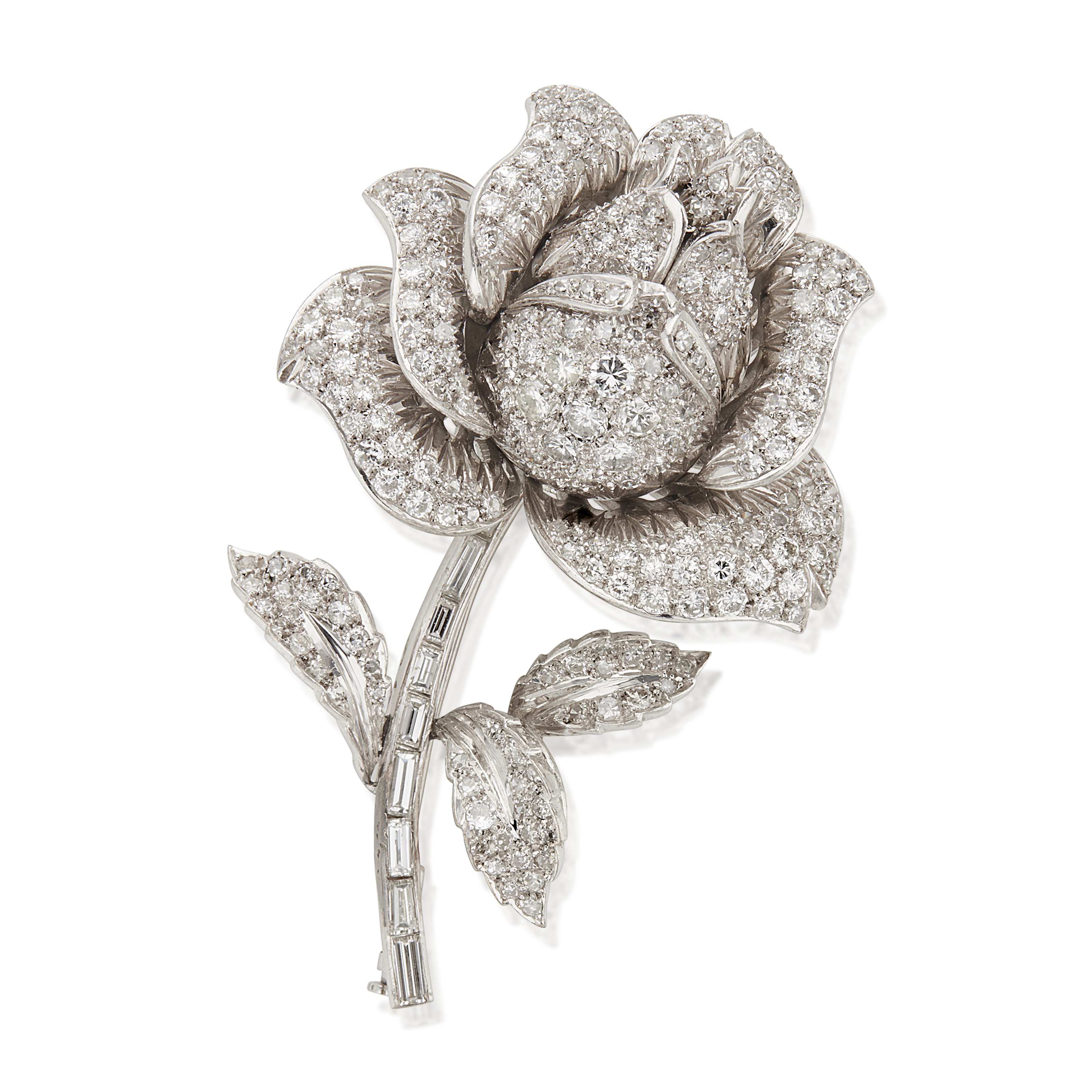 BROCHE FLEUR DIAMANTS, | Christie’s