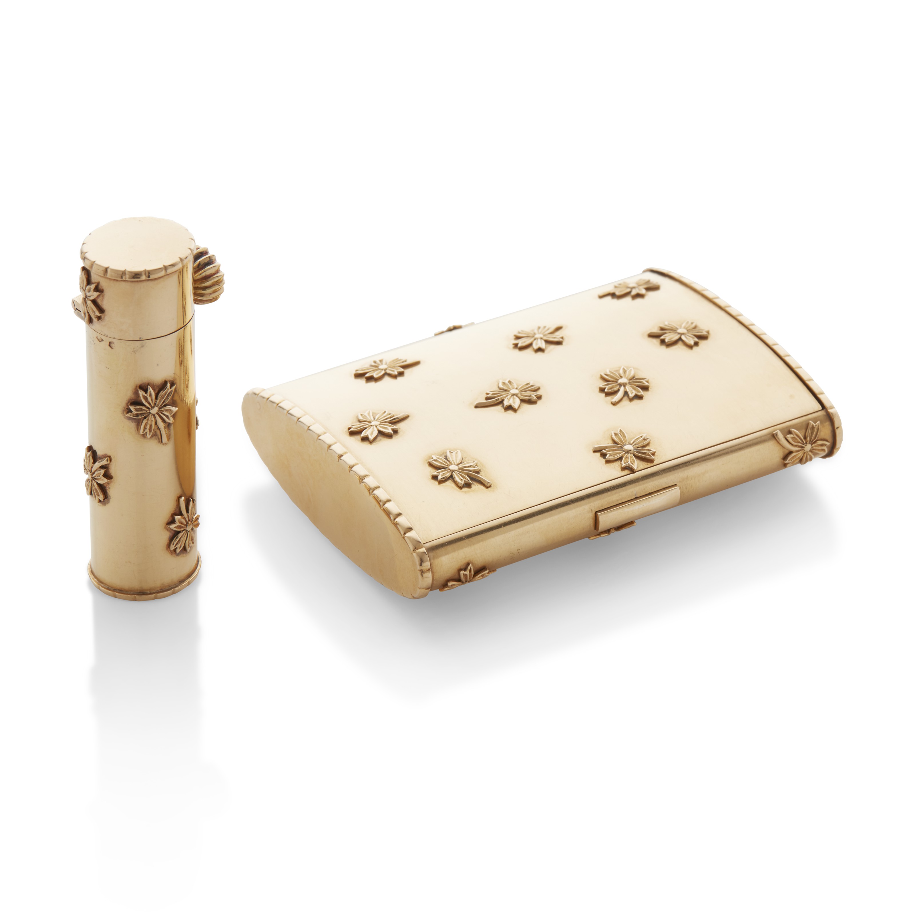 CARTIER POUDRIER ET ROUGE À LÈVRES OR, | Christie’s