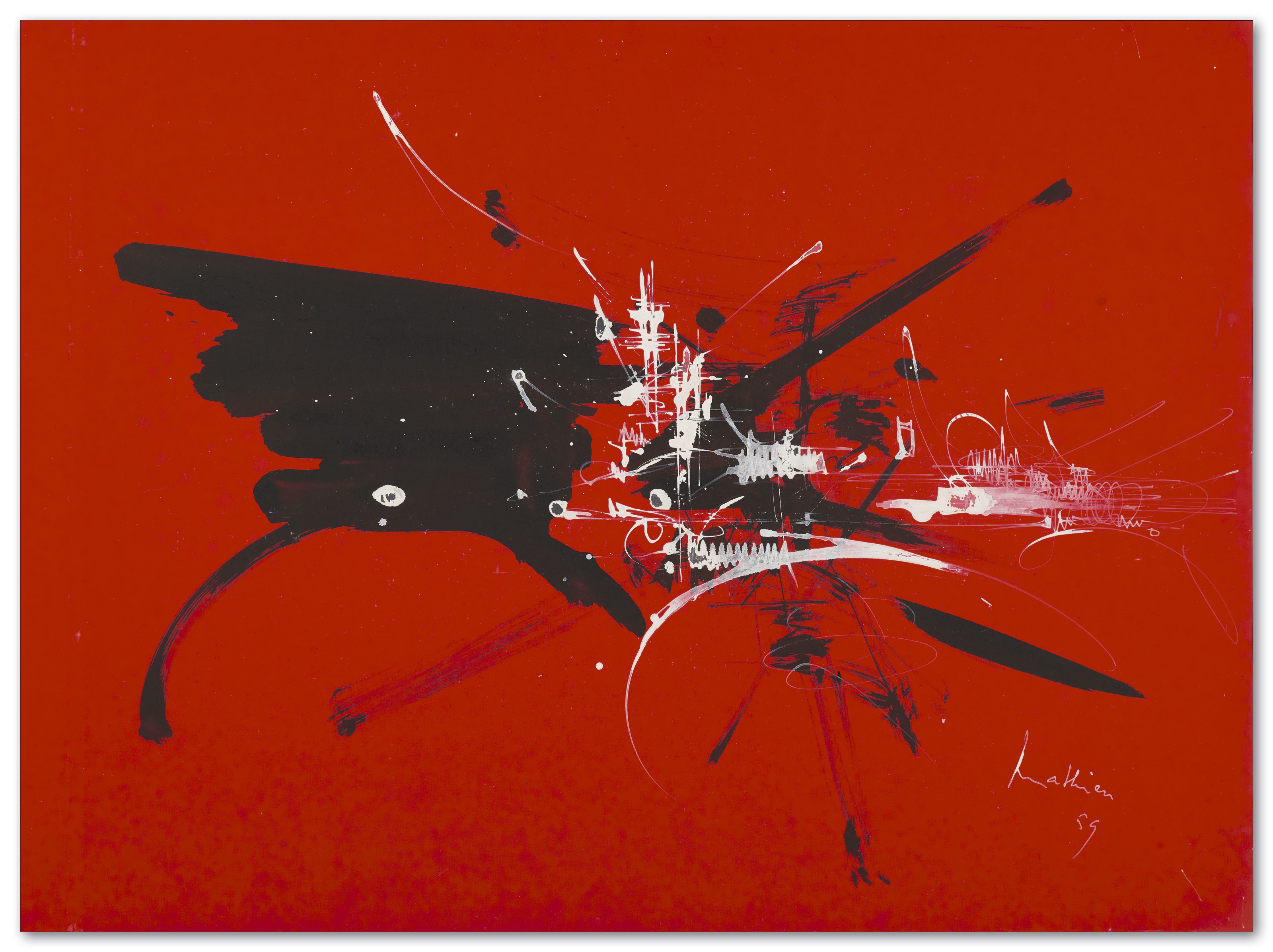 Georges Mathieu (1921-2012), Sans titre | Christie’s