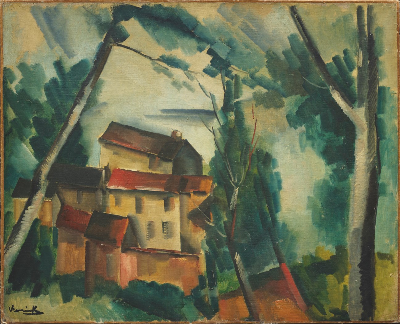 Maurice de Vlaminck (1876-1958), Les Toits rouges | Christie's