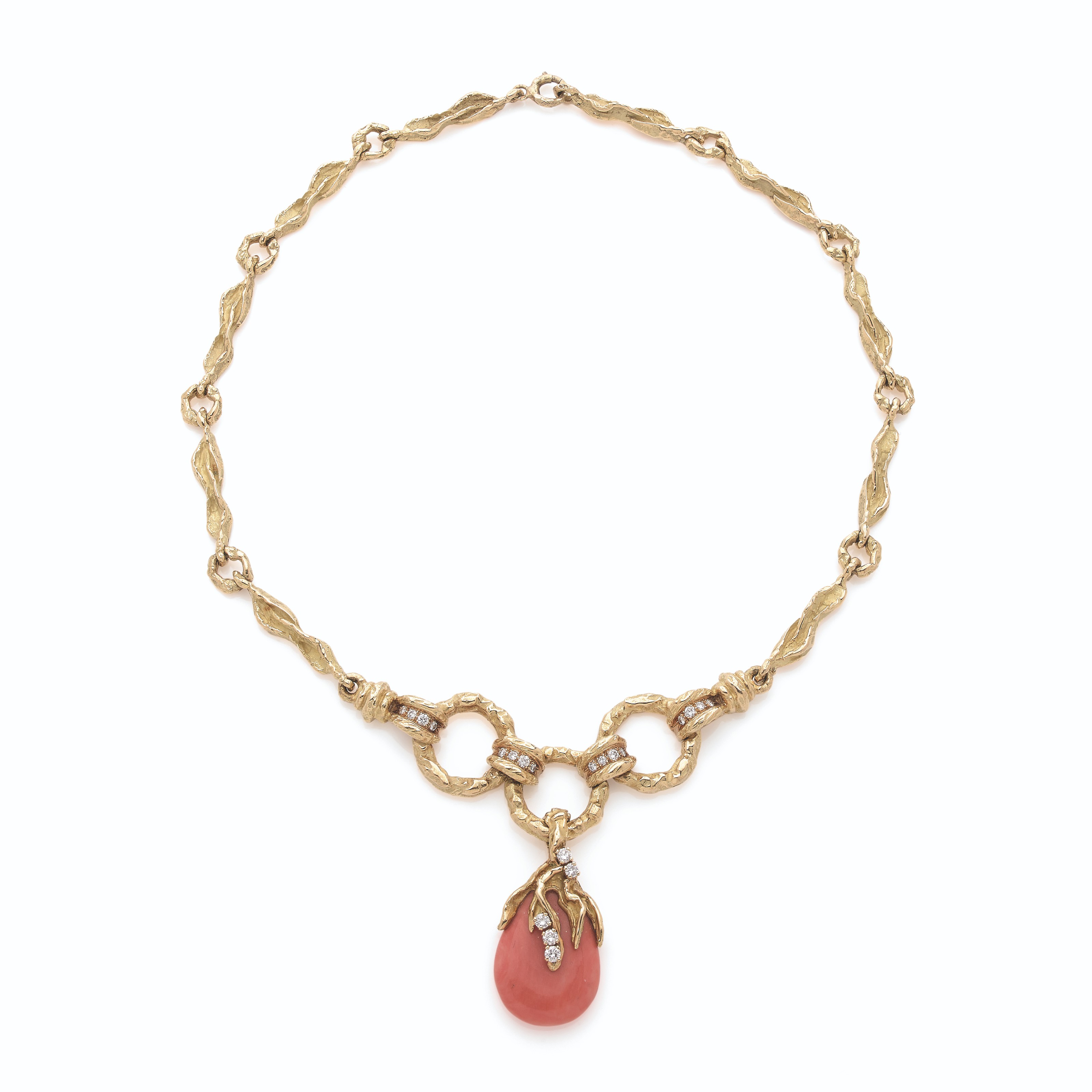 CHAUMET COLLIER CORAIL ET DIAMANTS, | Christie’s