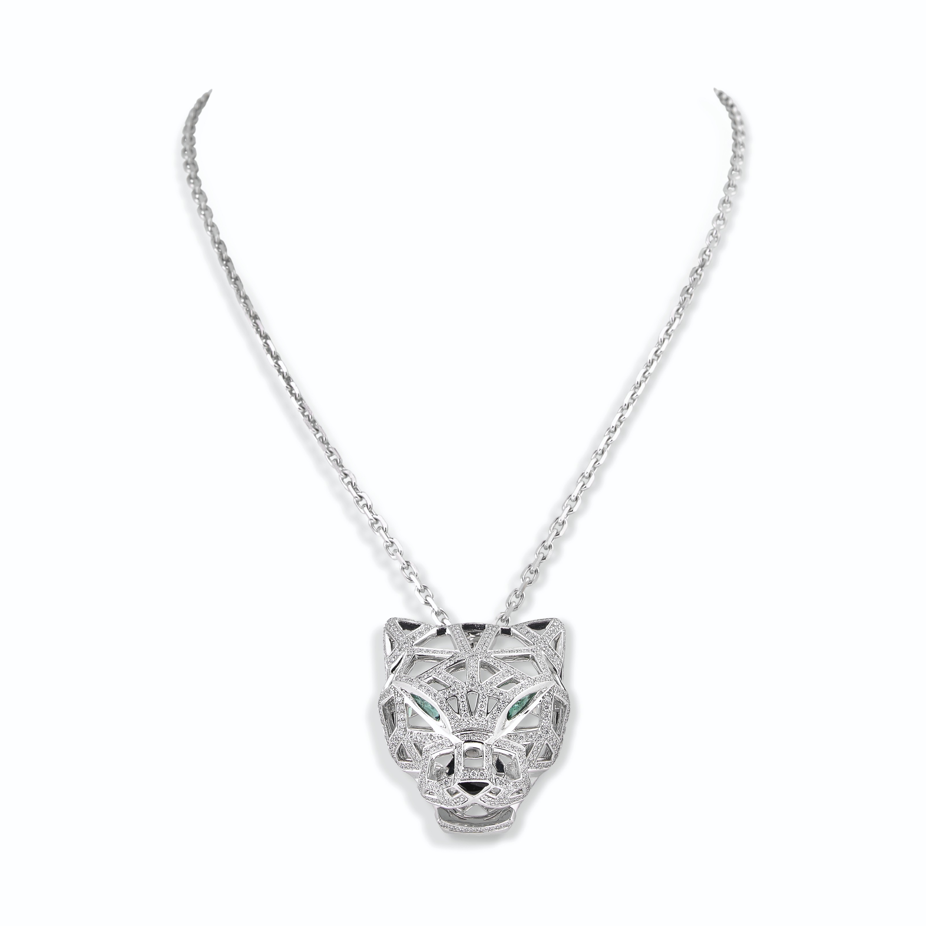CARTIER COLLIER 'PANTHÈRE' ÉMERAUDES ONYX ET DIAMANTS, | Christie’s