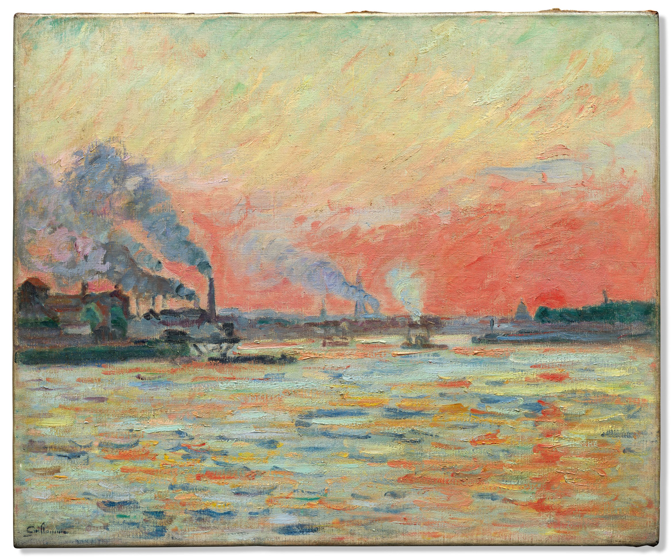 Armand Guillaumin (1841-1927), Confluent de la Seine et de la Marne à ...