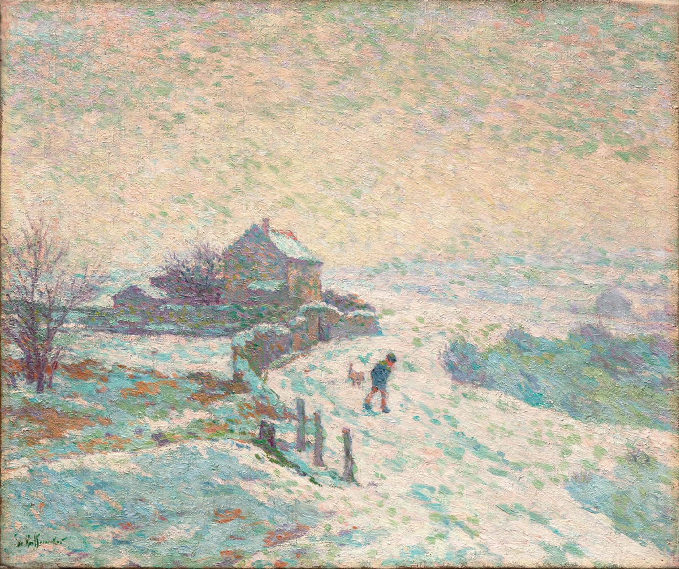 Claude-Émile Schuffenecker (1851-1934), Paysage de neige | Christie's