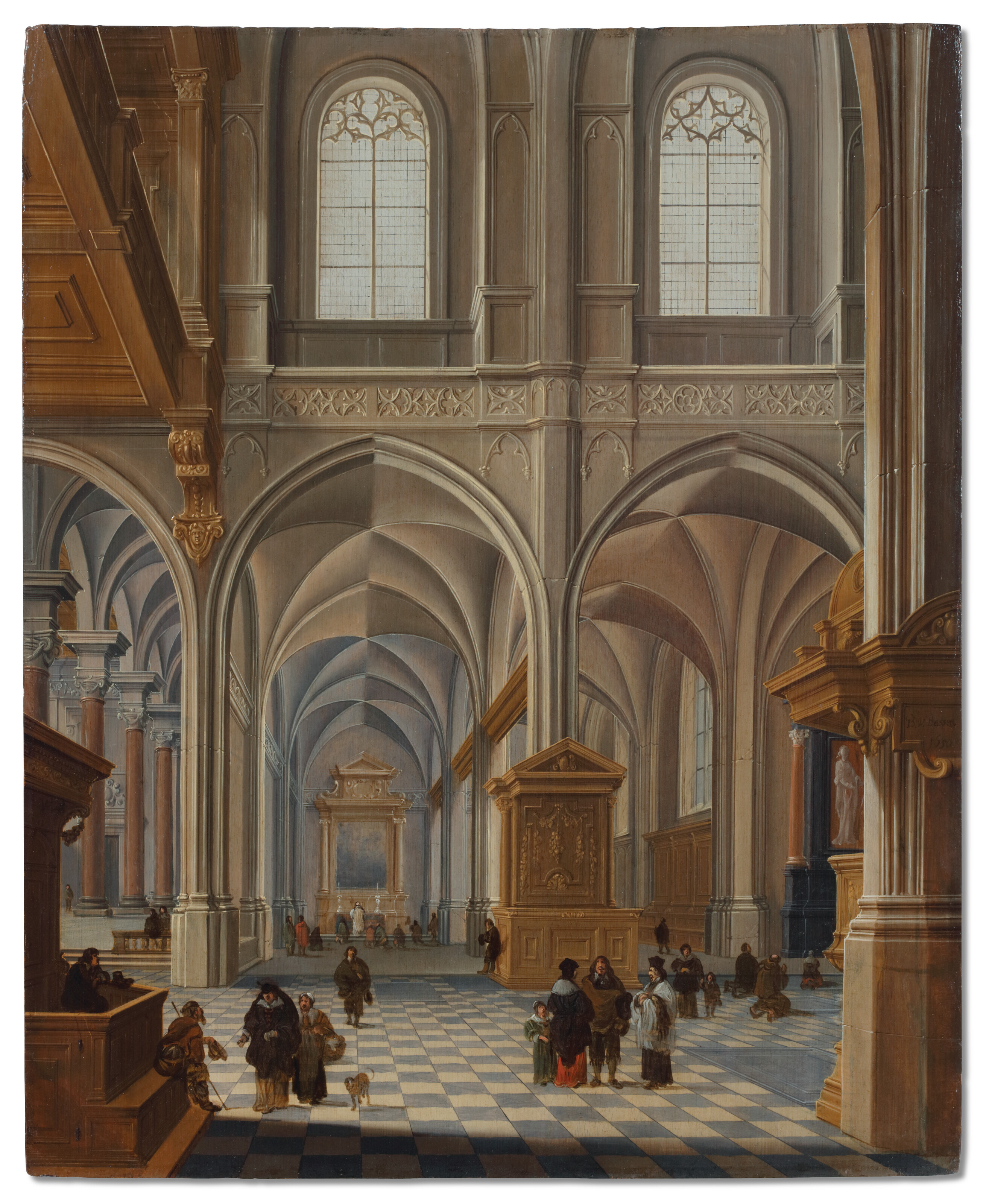 BARTHOLOMEUS VAN BASSEN (THE HAGUE? C. 1590-1652 THE HAGUE), Interior ...