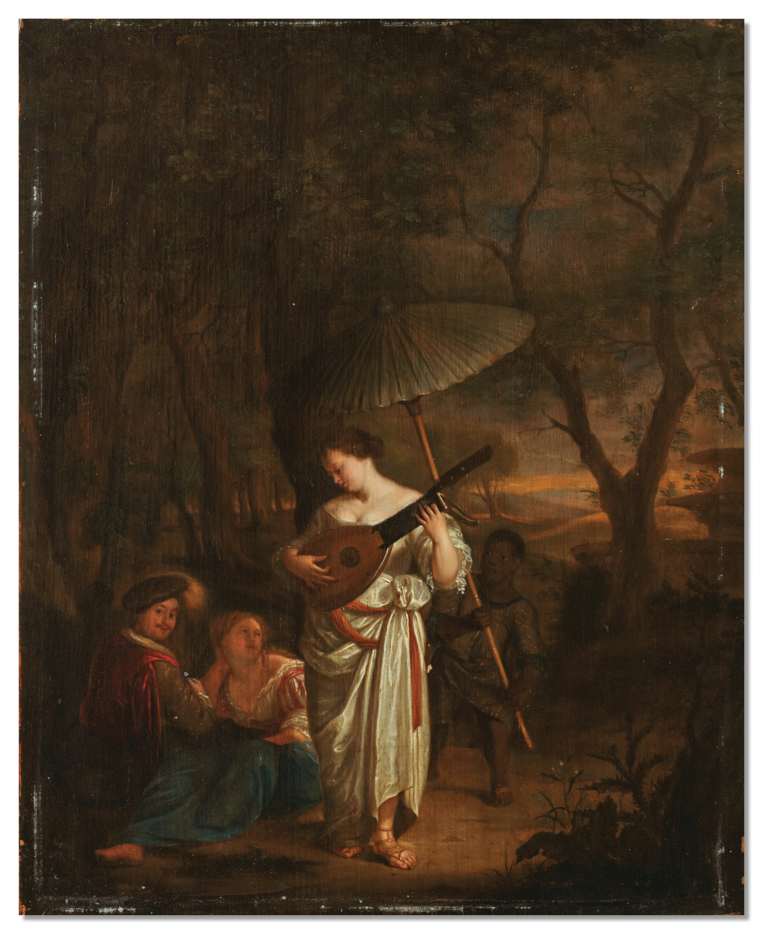 CIRCLE OF CAREL DE MOOR (LEIDEN 1655-1738 WARMOND), A pastoral ...