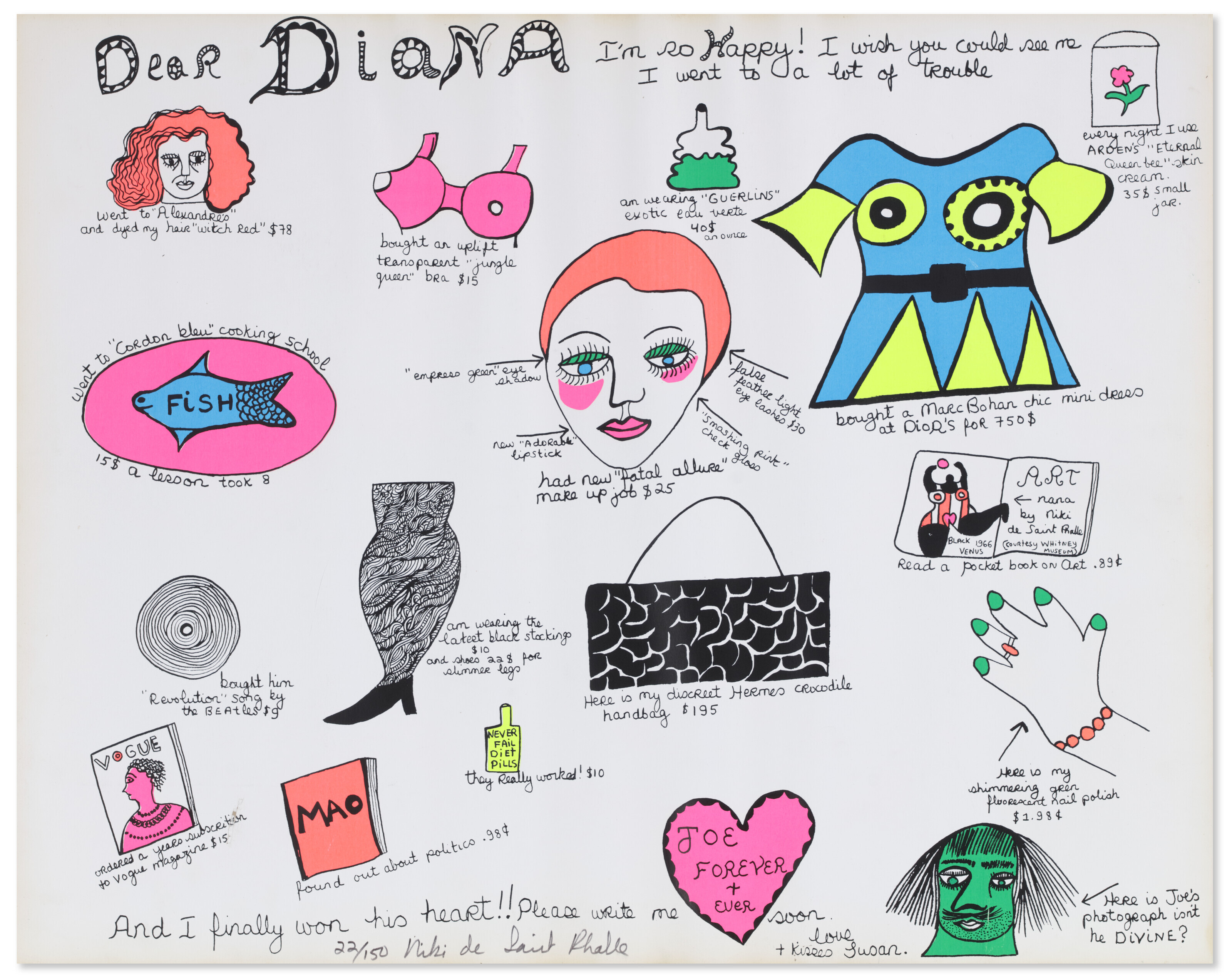NIKI DE SAINT-PHALLE (1930-2002), Dear Diana | Christie’s
