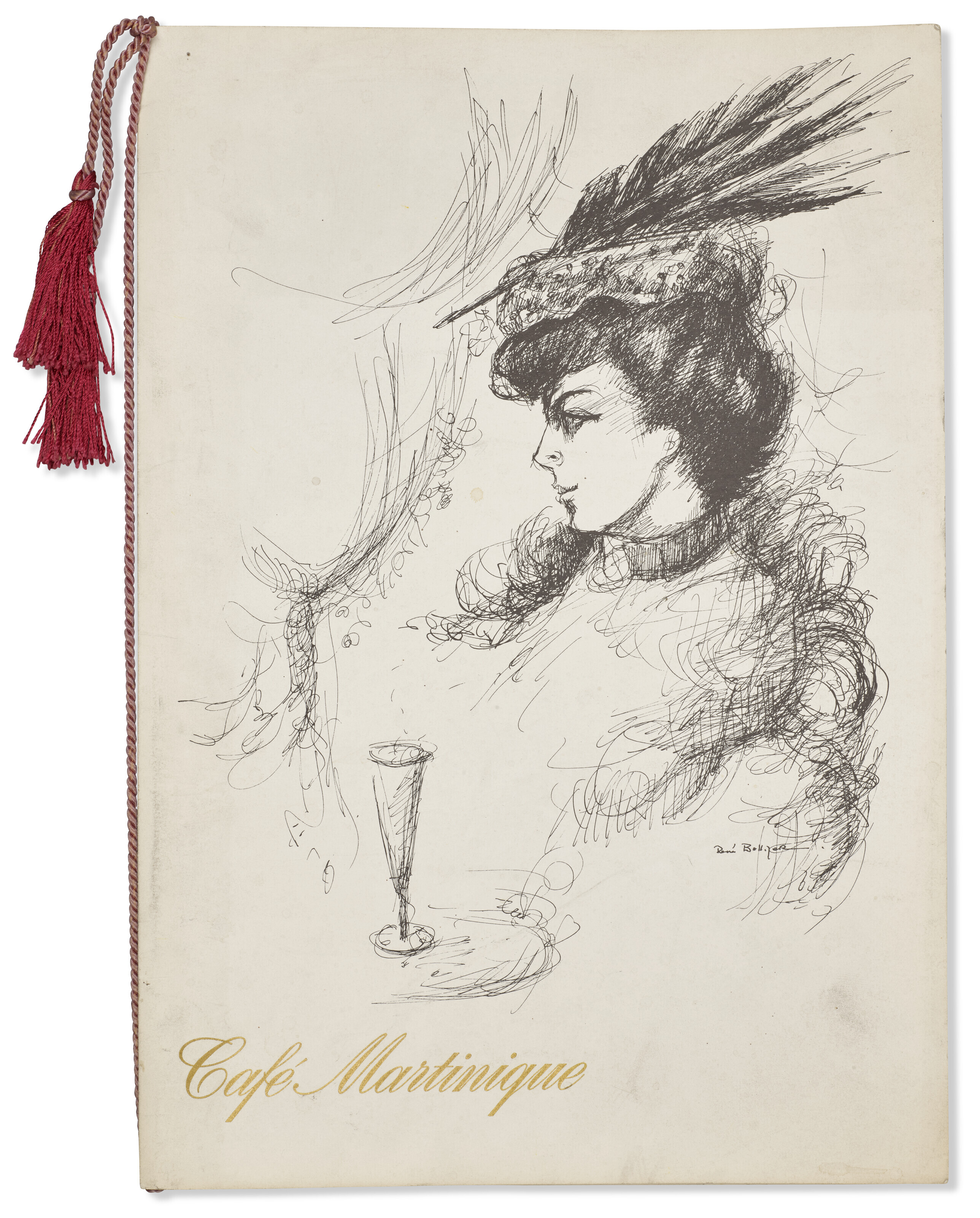 THUNDERBALL (1965), CAFE MARTINIQUE MENU | Christie’s