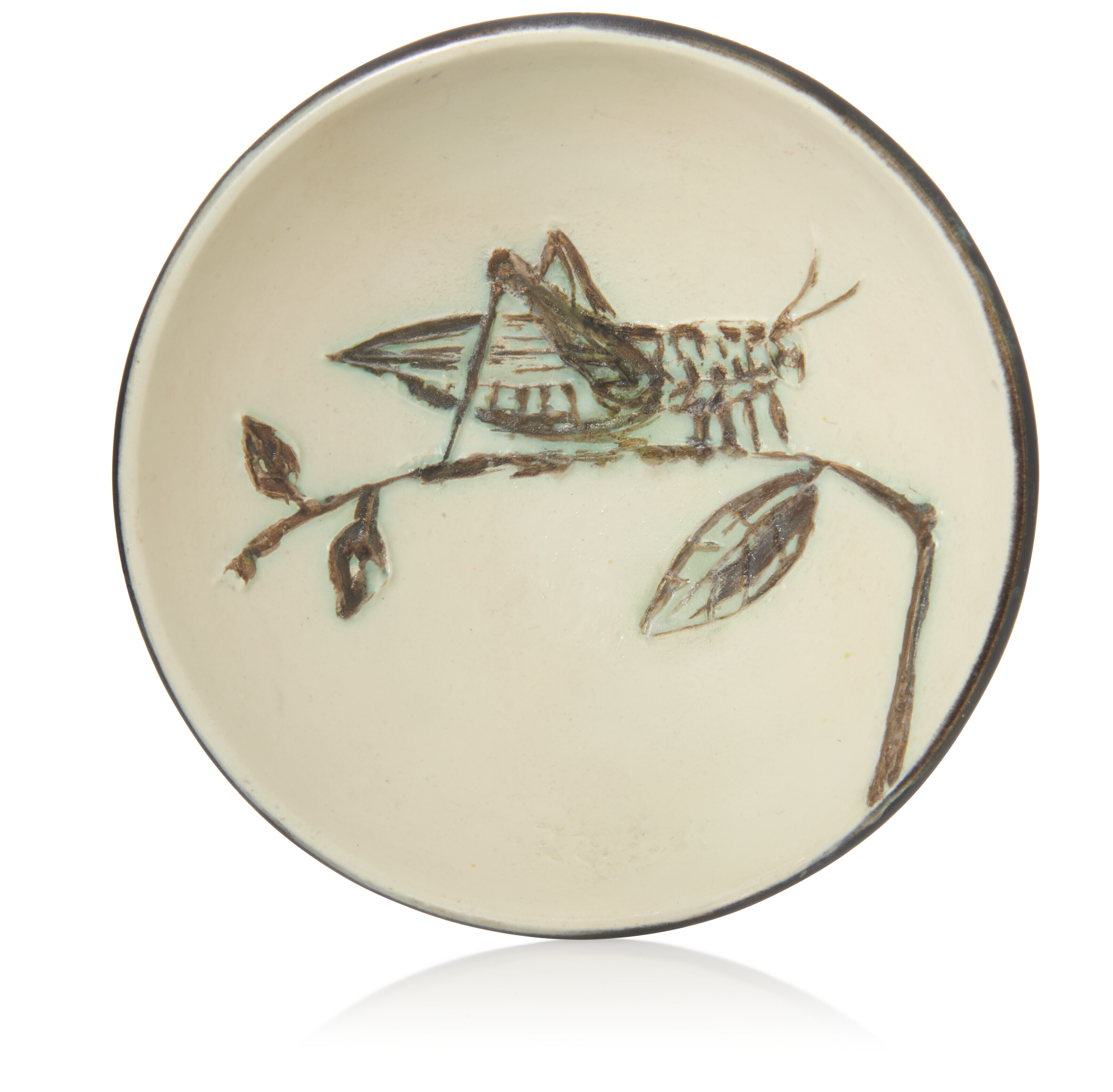 PABLO PICASSO (1881-1973), Sauterelle sur une branche (A.R. 258 ...