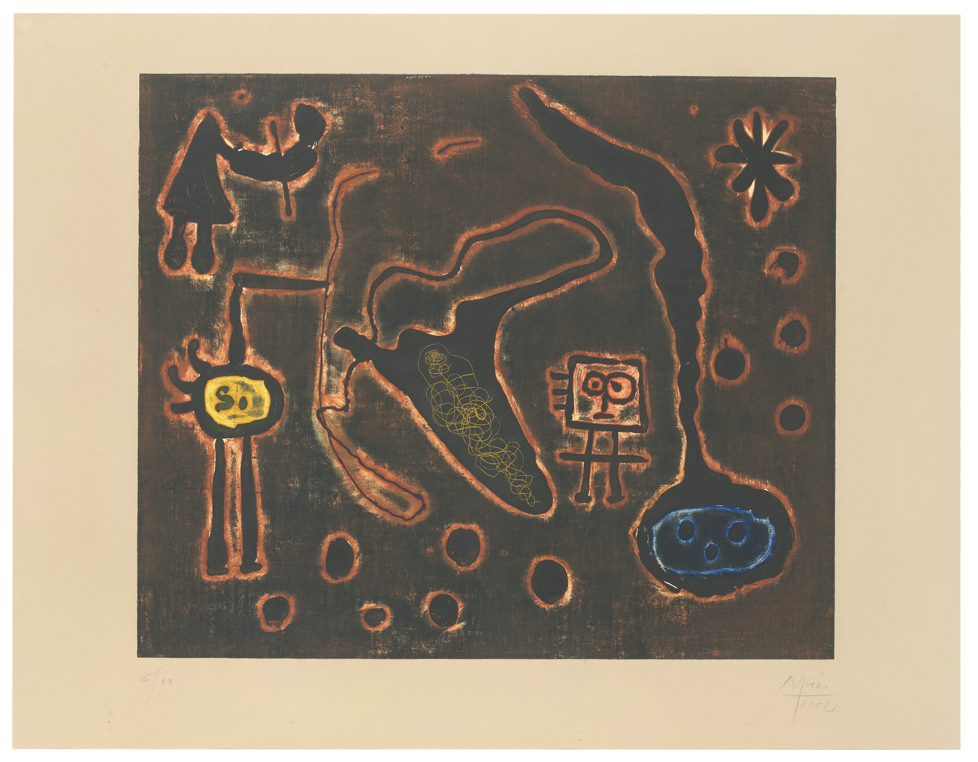 JOAN MIRÓ (1893-1983), Plate V, from: Serie II | Christie’s