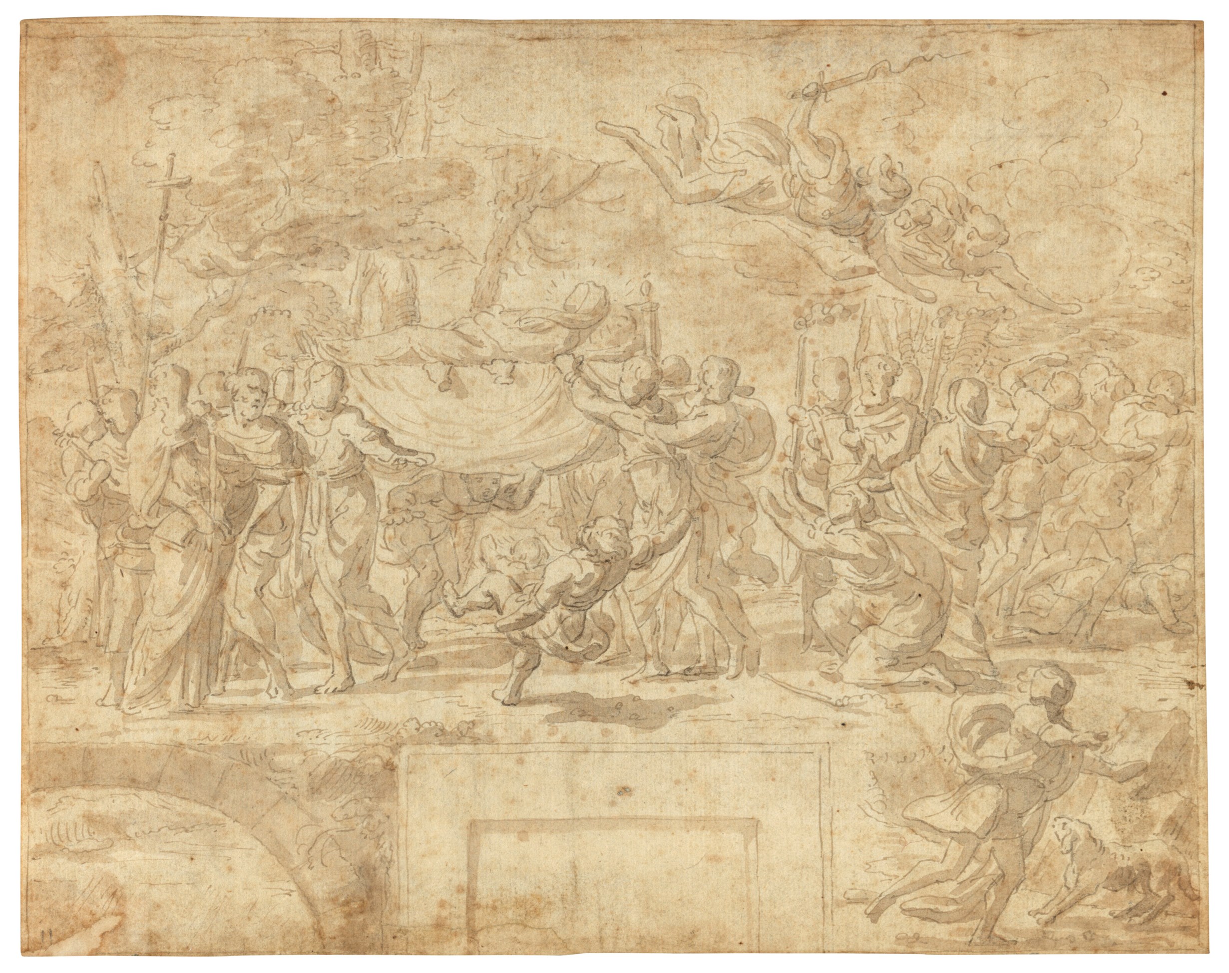 CHARLES MELLIN (NANCY CIRCA 1597-1647/1649 ROME), The Burial of the ...