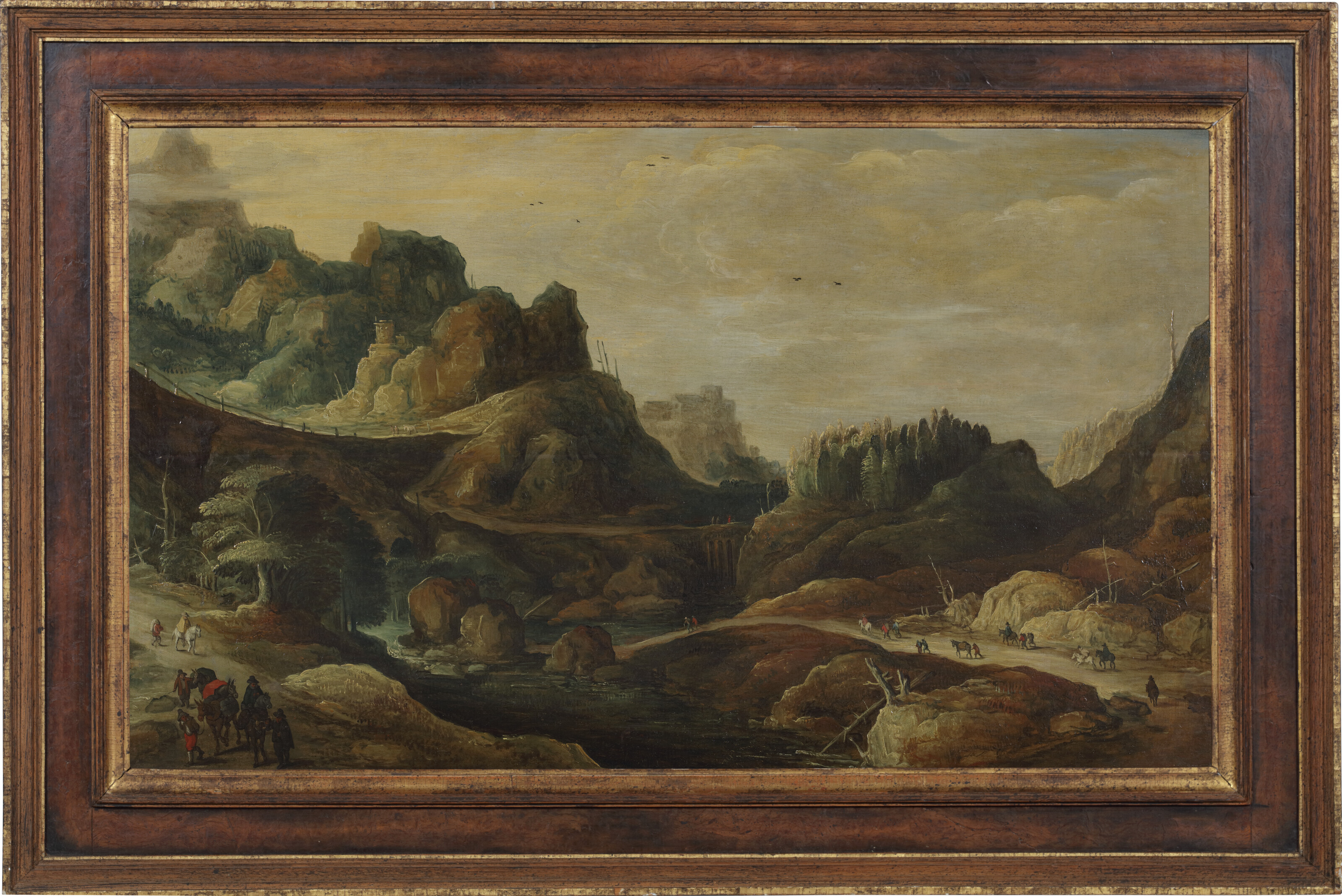 JOOS DE MOMPER II (ANTWERP 1564-1635), A mountainous landscape with ...